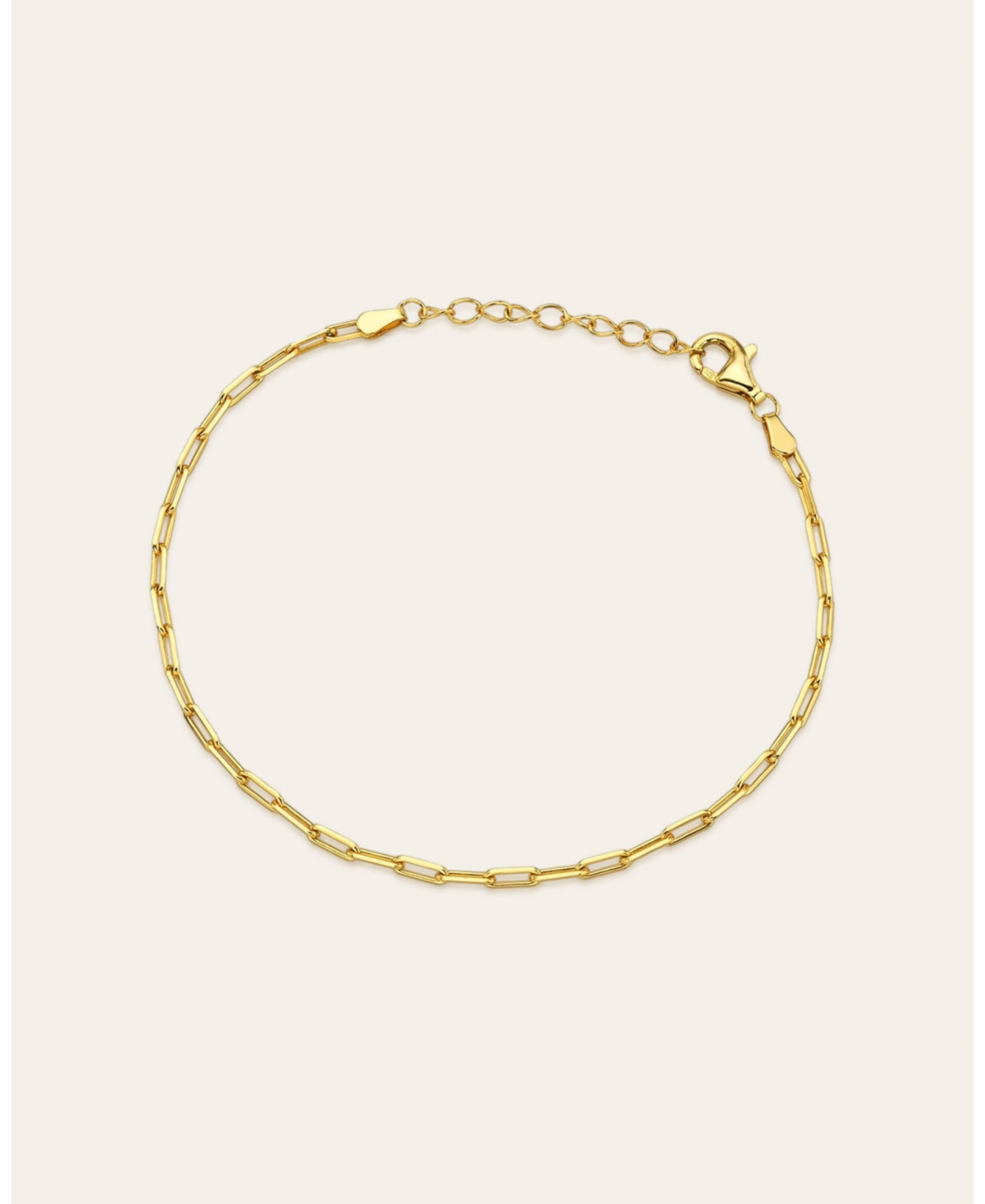 Click here for Zoe Lev Mini Open Link Chain Bracelet - Yellow gol... prices