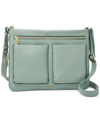 Fossil Piper Leather Small Crossbody - Macy's