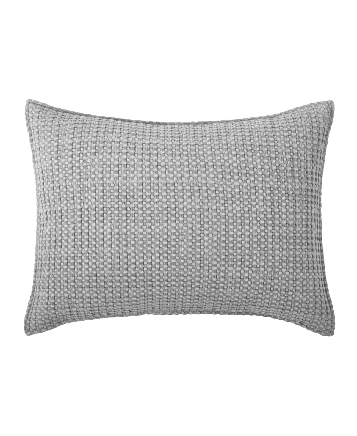 Click here for Levtex Mills Waffle Sham  Standard - Gray prices