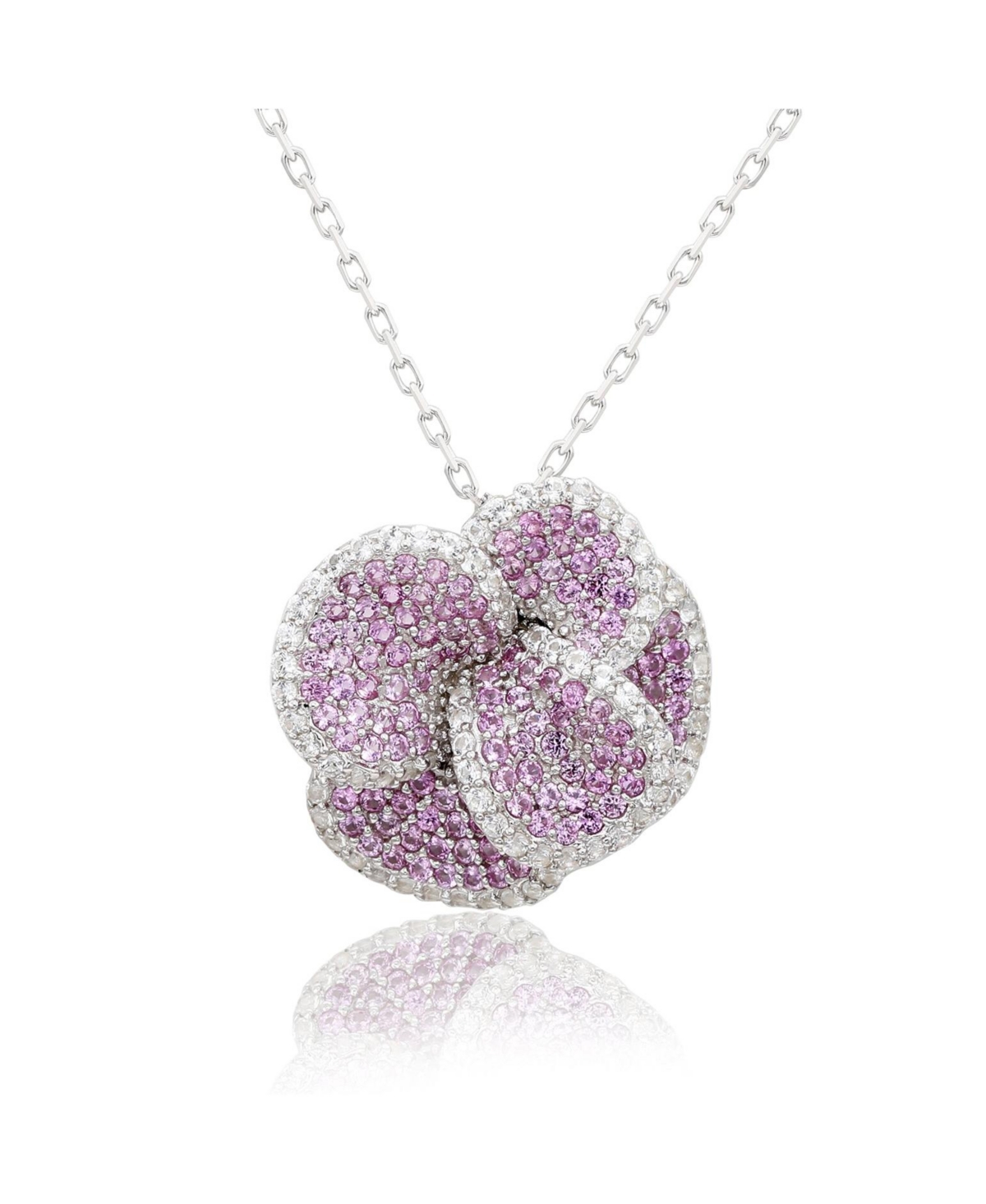 Click here for Suzy Levian Sterling Silver Sapphire and Created W... prices