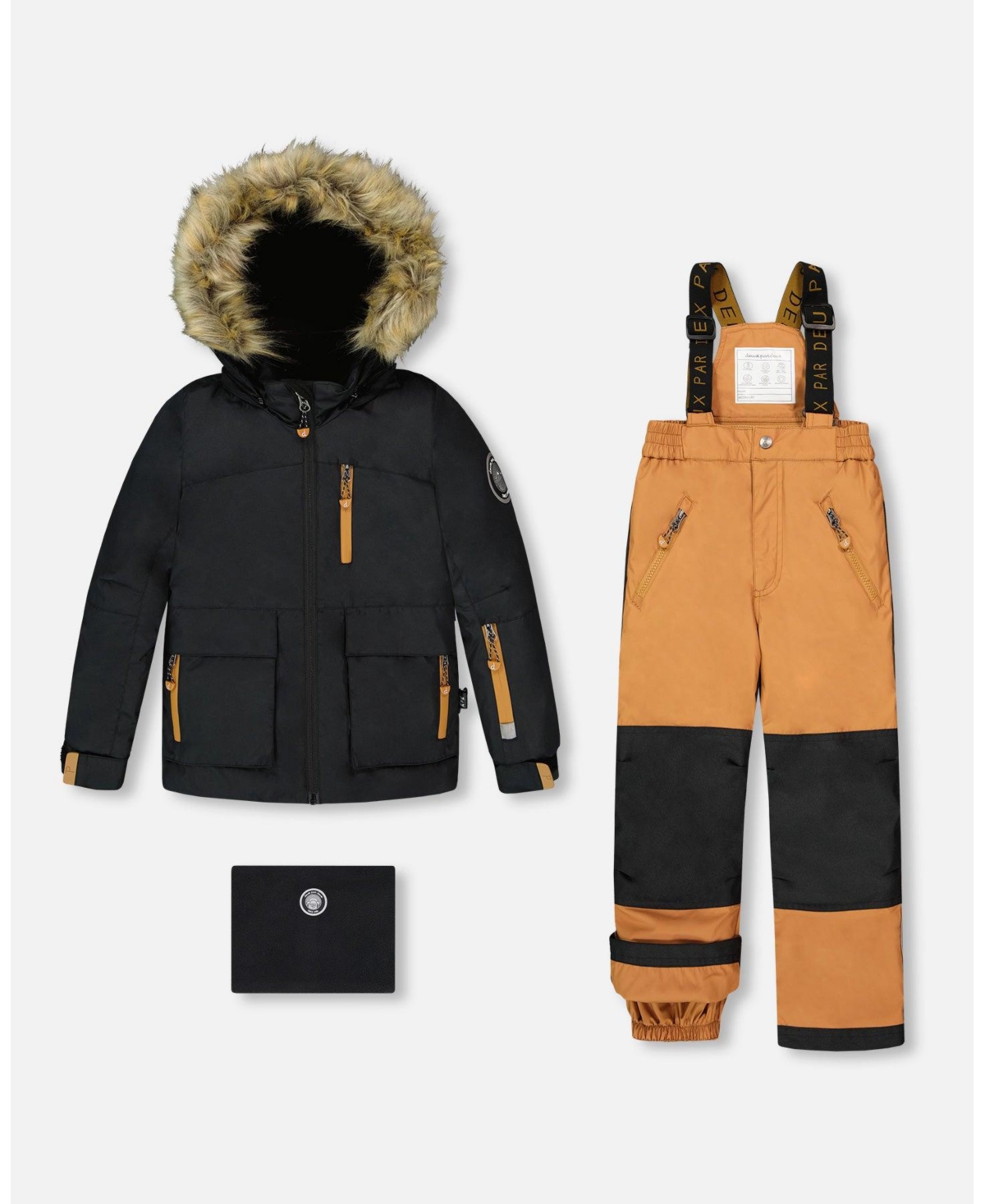 Click here for Deux par Deux Boy Two-Piece Play Snowsuit with Con... prices