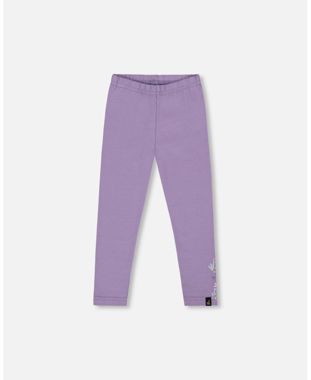Click here for Deux par Deux Girl Cotton Jersey Leggings Purple G... prices