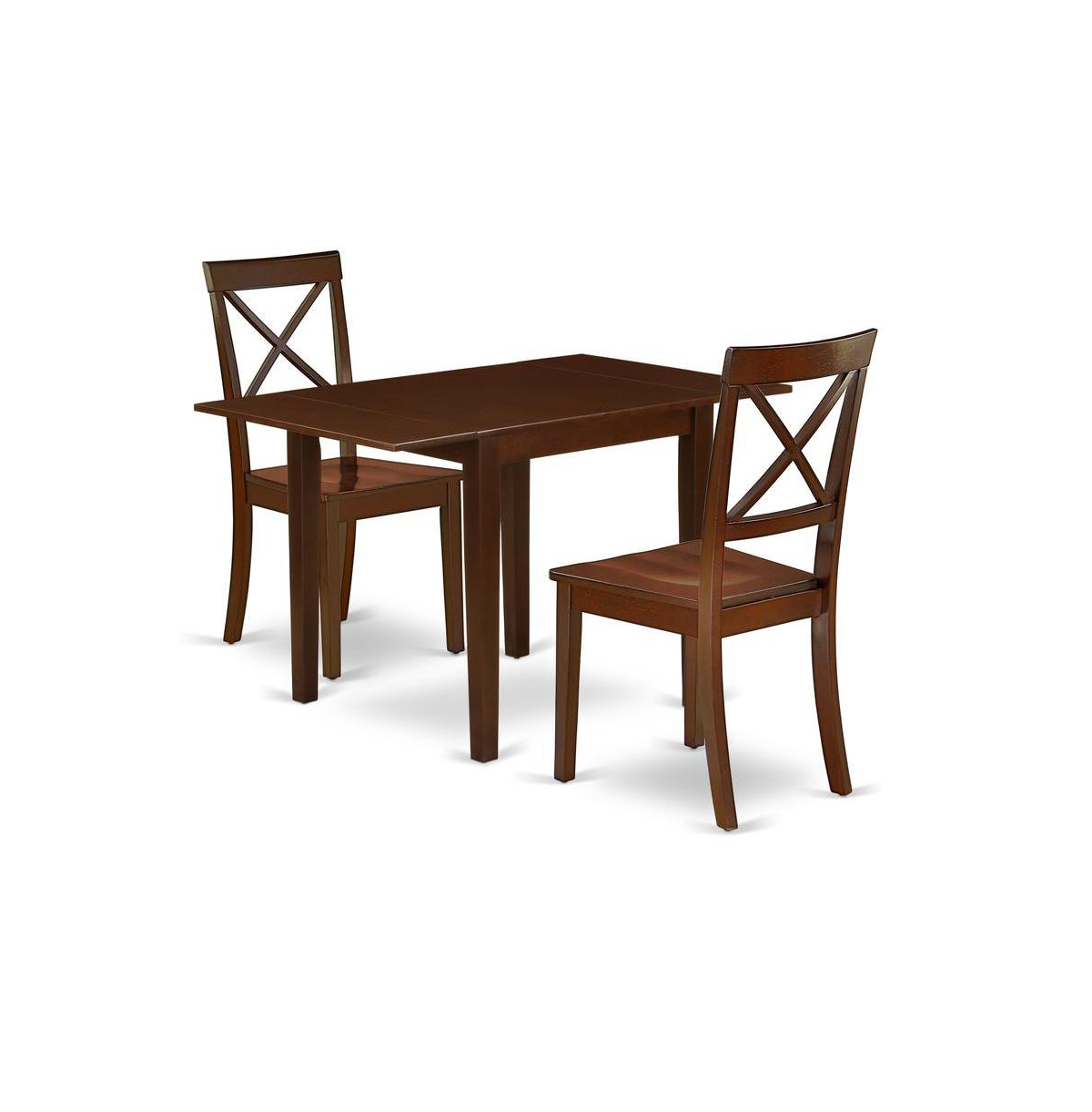 Click here for East West Furniture Dining Room Set Mahogany - Mah... prices