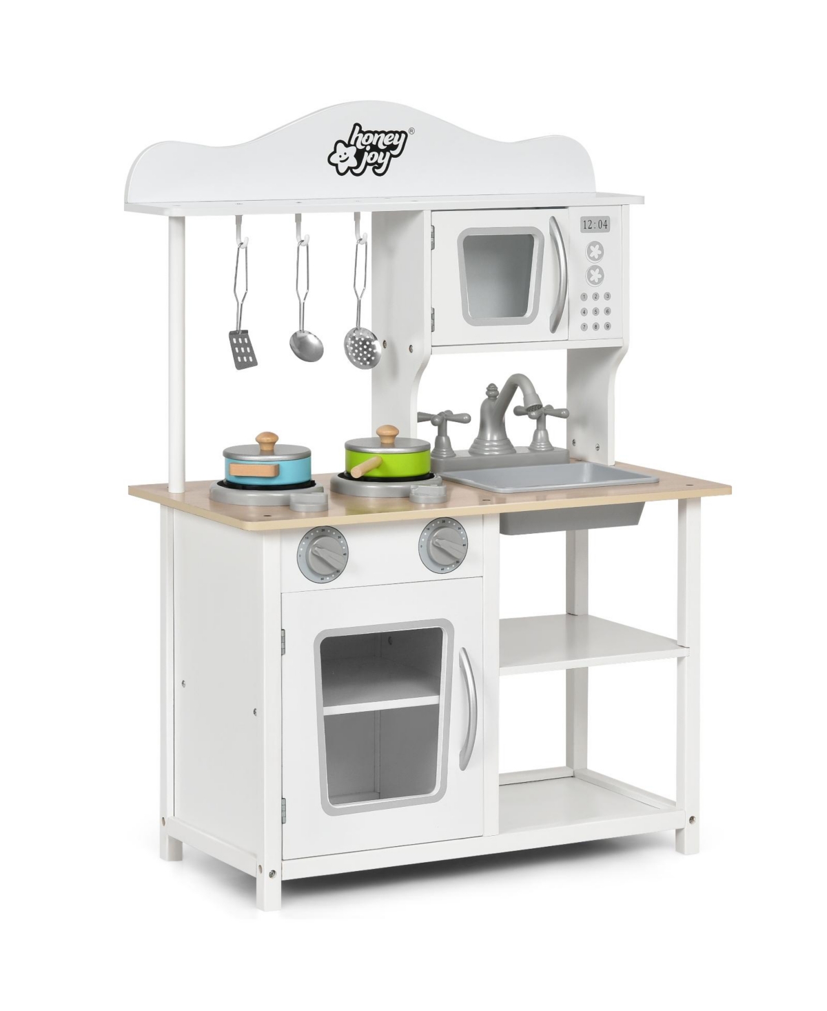 Click here for Akiudex Wooden Pretend Play Kitchen Set for Kids w... prices