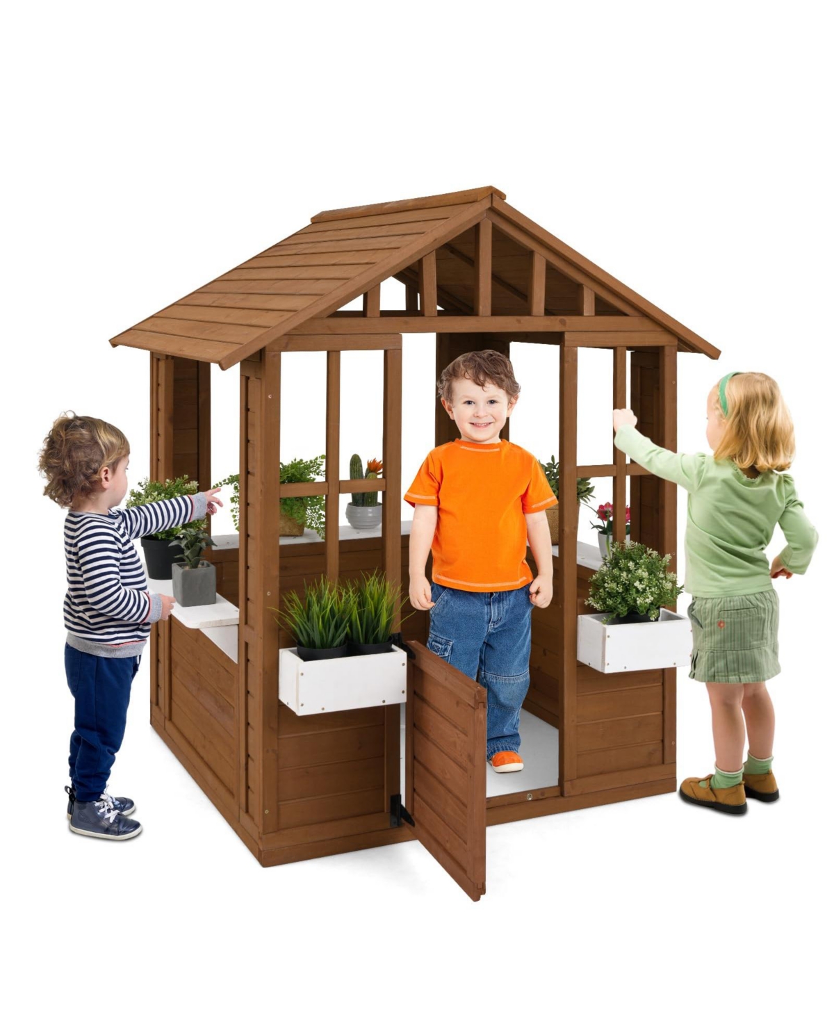 Click here for Outdoor Playhouse with Serving Stations and Door f... prices