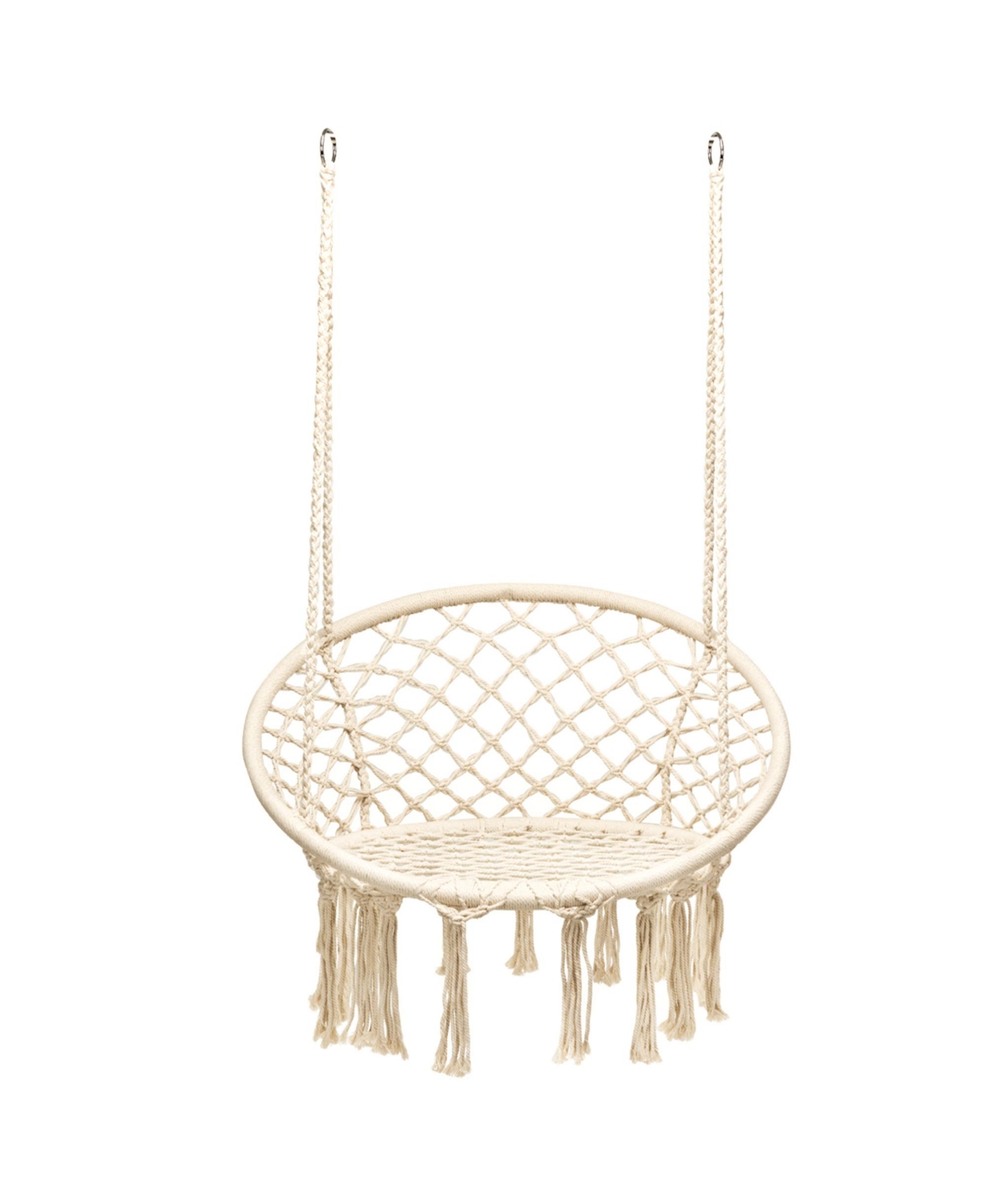 Click here for Gymax Hammock Chair Hanging Cotton Rope Macrame Sw... prices