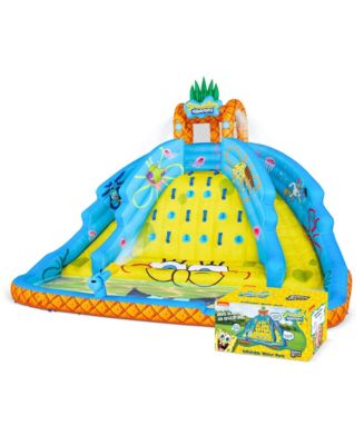 Sunny & Fun SpongeBob Ultra Climber Inflatable Water Slide with ...