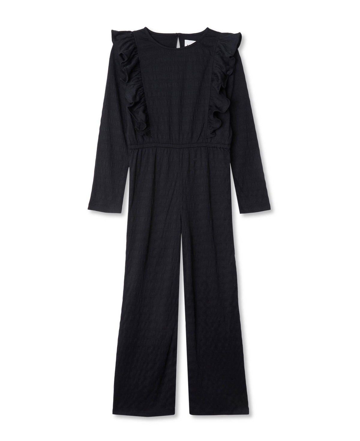 Click here for Lands End Girls Long Sleeve Ruffle Knit Jumpsuit -... prices