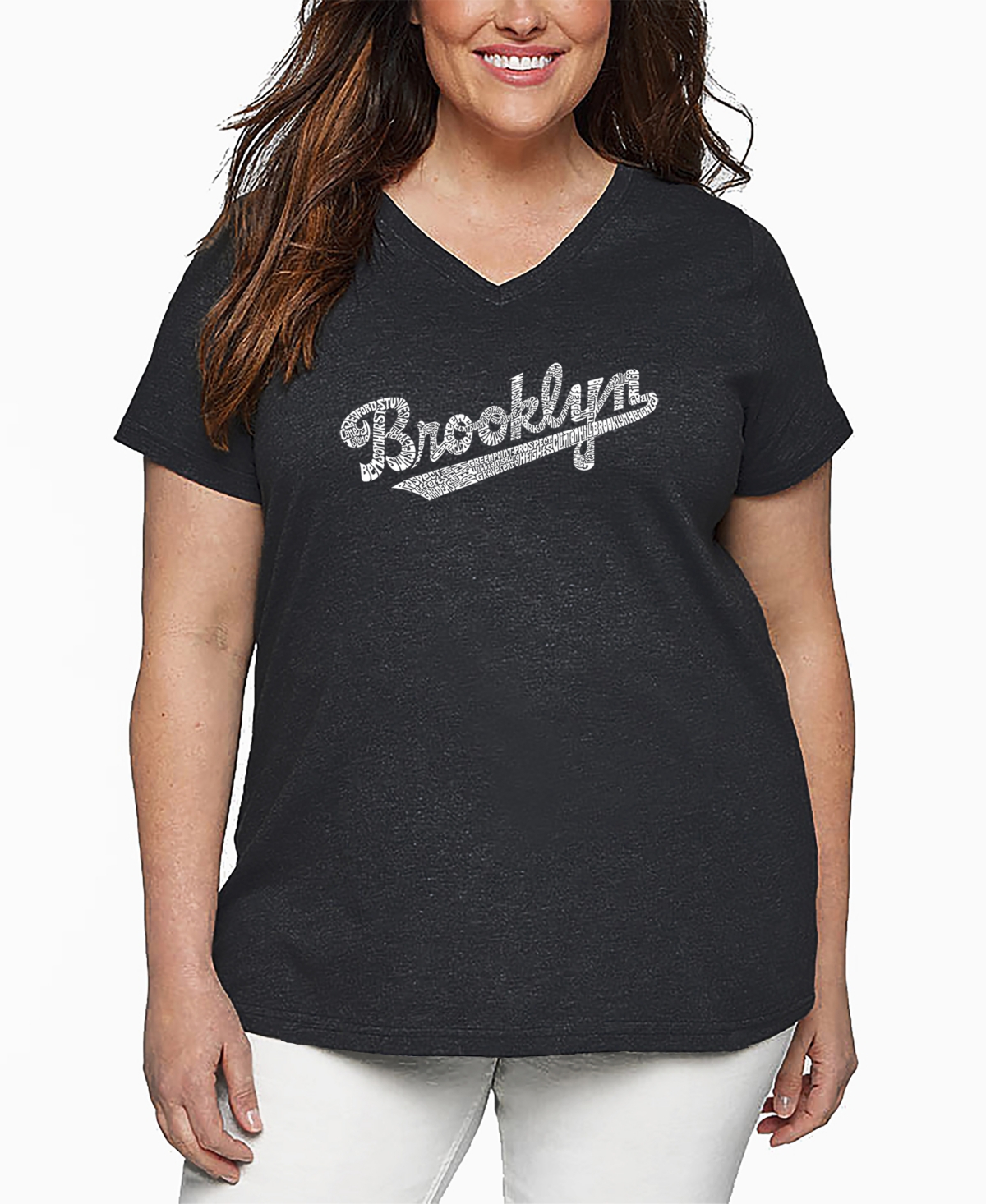 Click here for La Pop Art Plus Size Brooklyn Neighborhoods Word A... prices