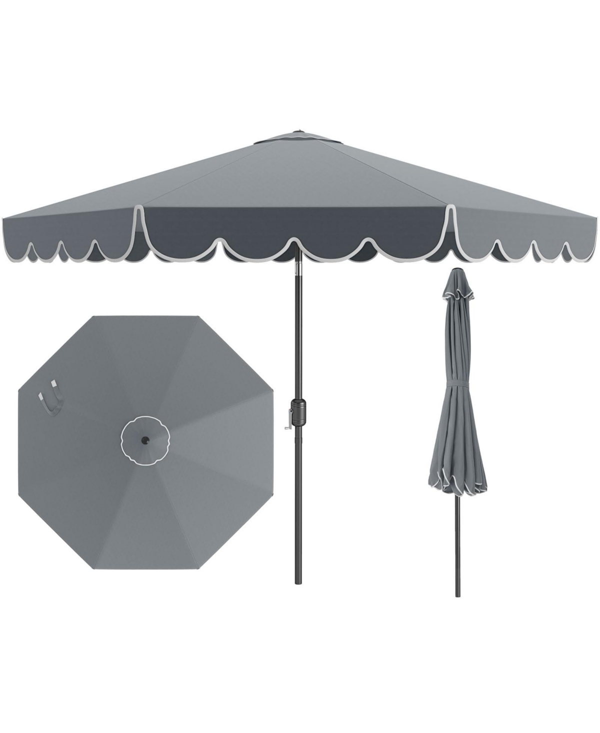 Click here for 10 Feet Patio Umbrella Outdoor Market Umbrella wit... prices