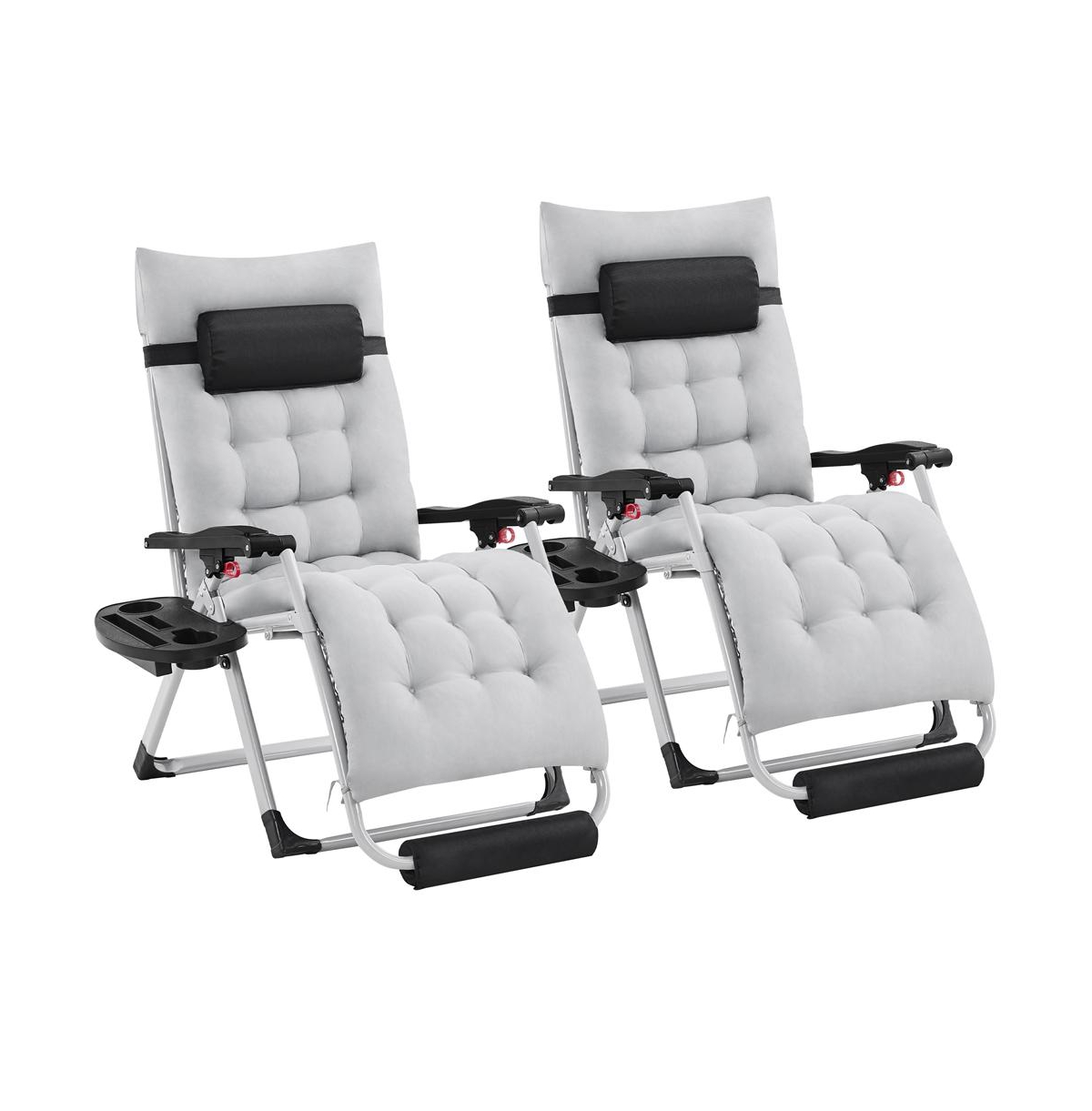Click here for Yaheetech 2pcs 26in Zero Gravity Recliner with foa... prices