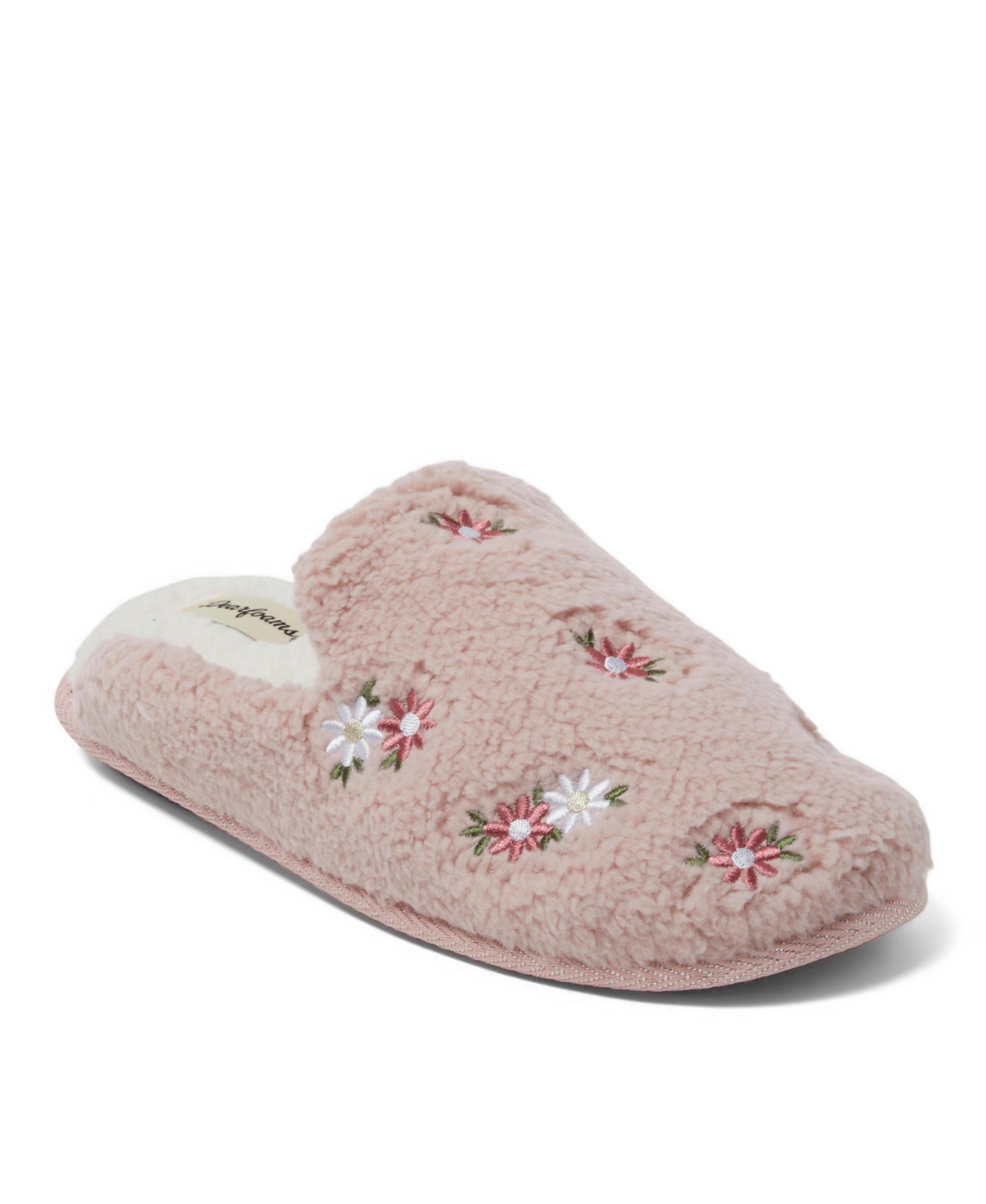 Click here for Dearfoams Womens Christmas Tree Teddy Scuff Slippe... prices