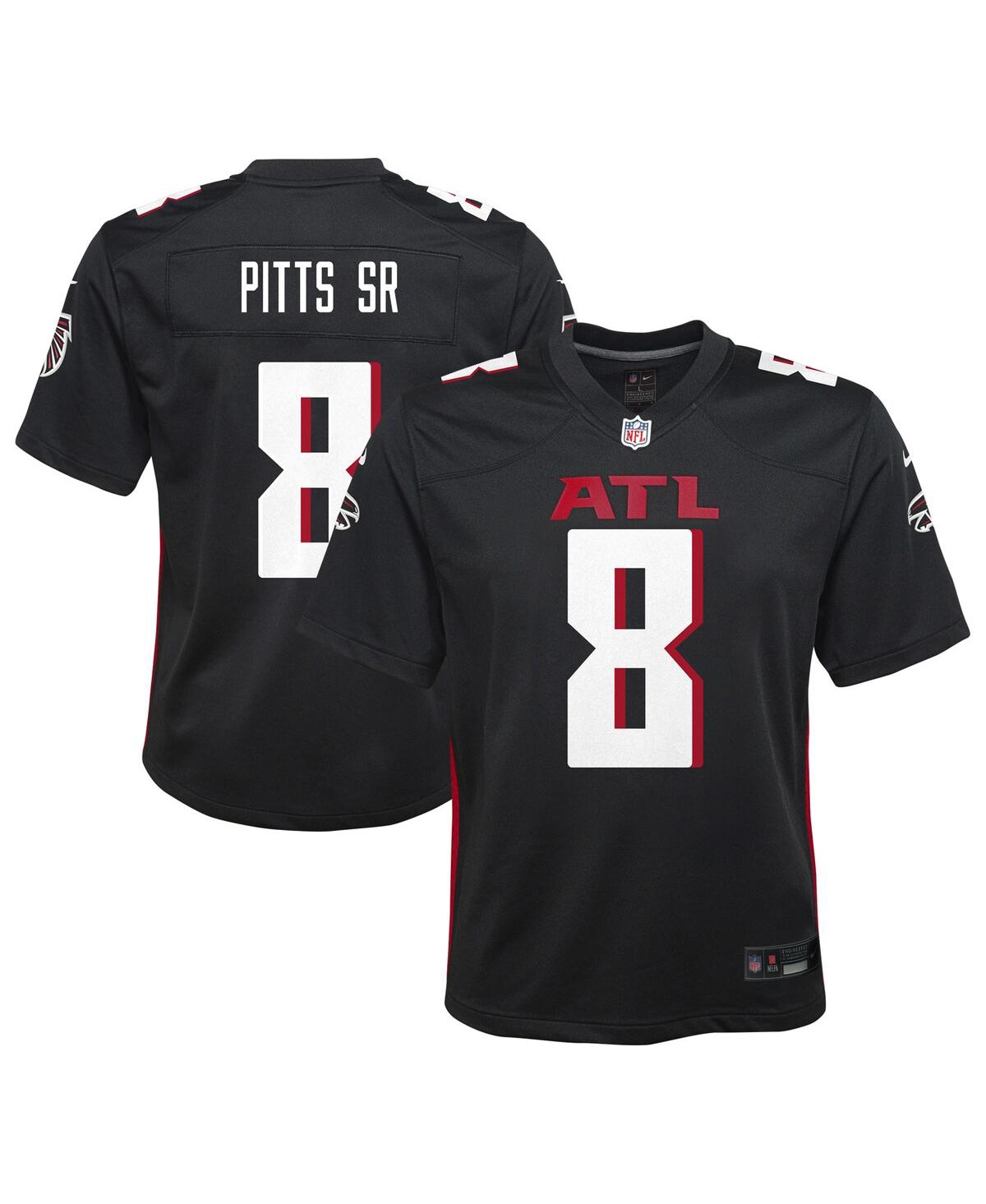 Click here for Nike Big Boys and Girls Kyle Pitts Sr. Black Atlan... prices