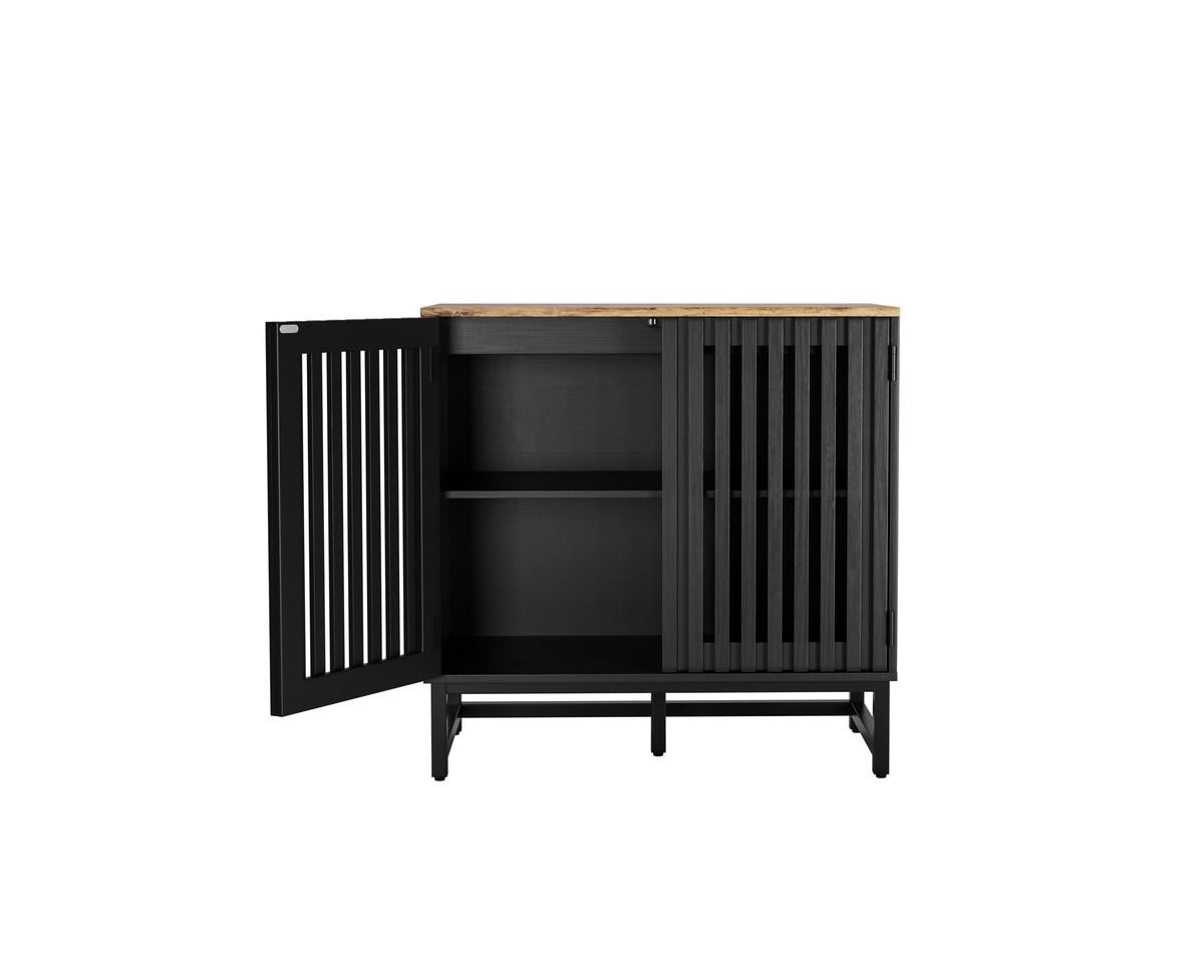 Click here for Casainc Storage Cabinet with Slatted Grille Stripe... prices