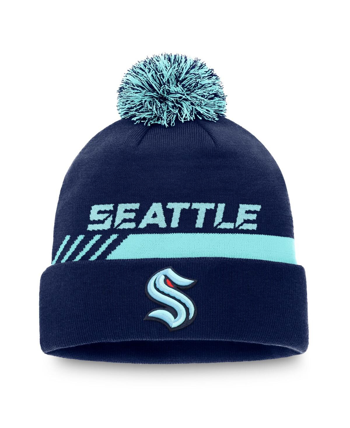 Click here for Fanatics MensÂ Deep Sea Blue Seattle Kraken Authen... prices