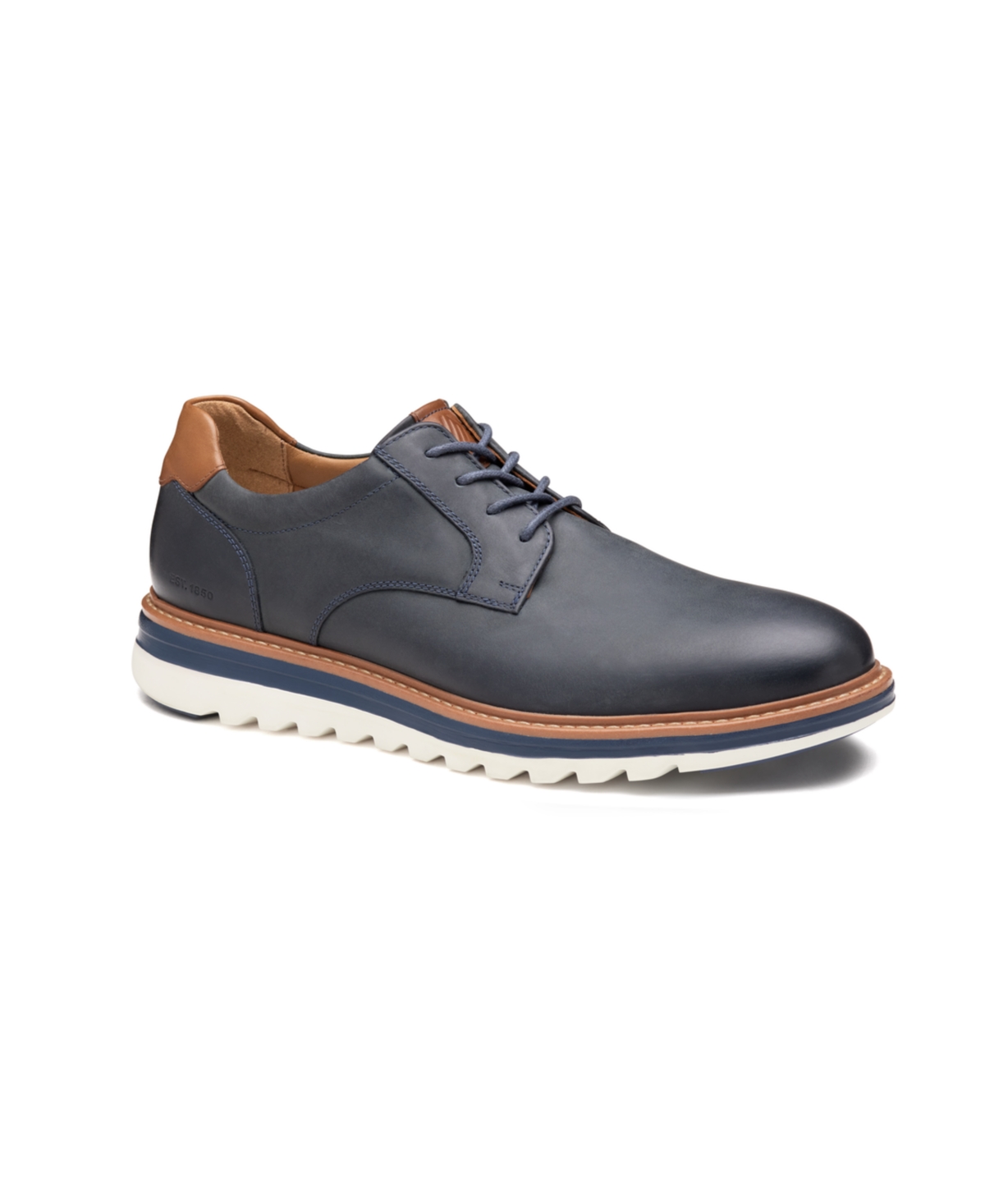 Click here for Johnston & Murphy Mens Braxton Plain Toe Shoe - Na... prices