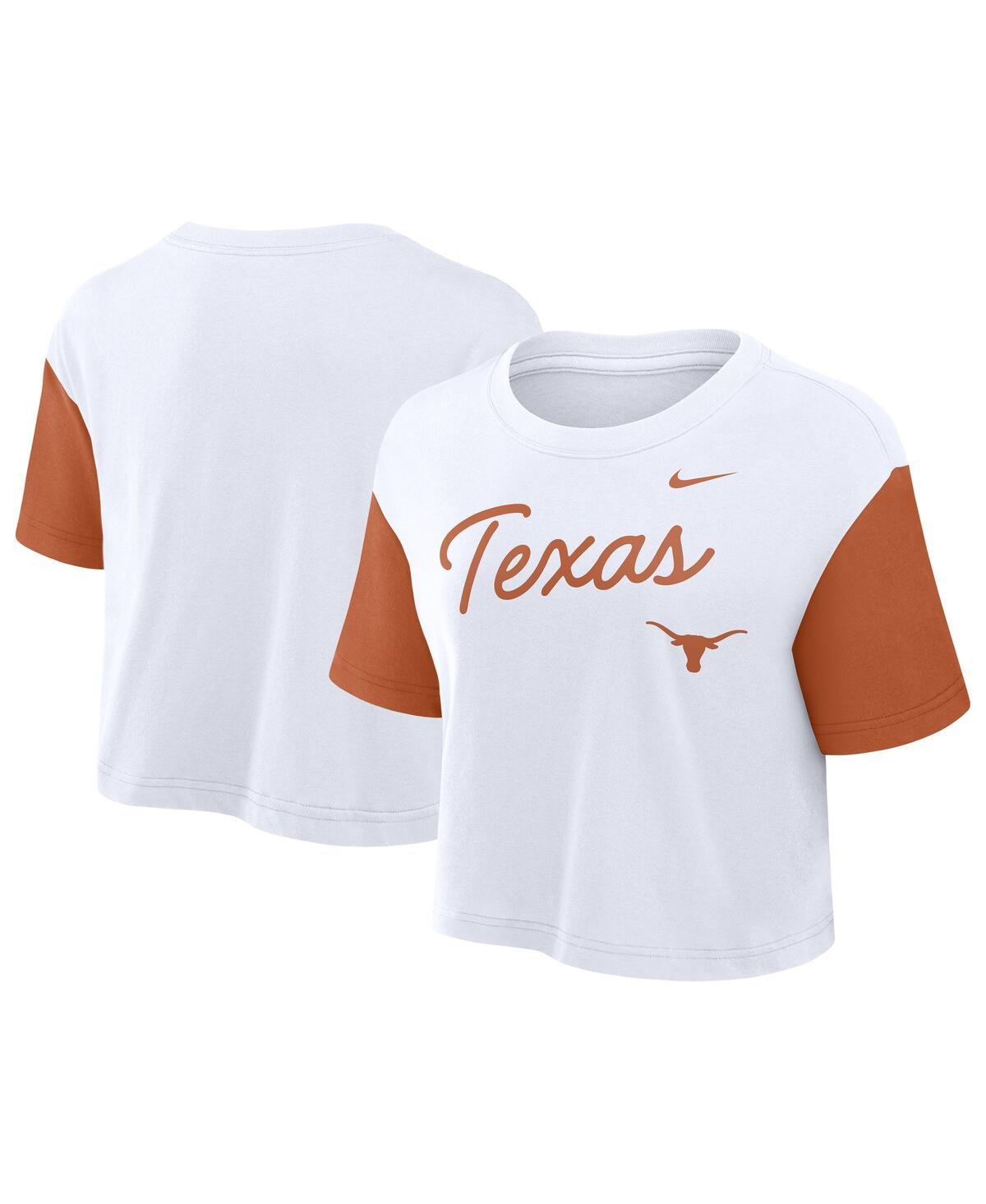Click here for Nike Womens White/Texas Orange Texas Longhorns Col... prices