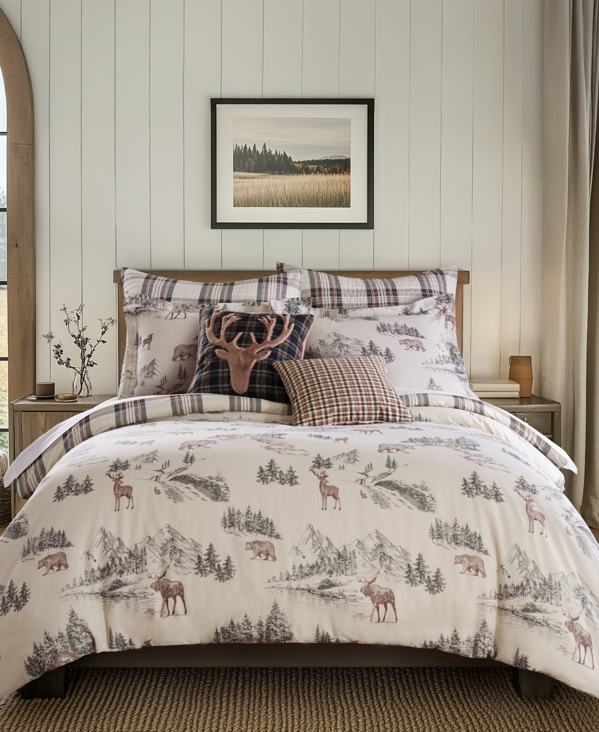 Click here for Levtex Home Lodge Toile Reversible 3-Pc. Comforter... prices
