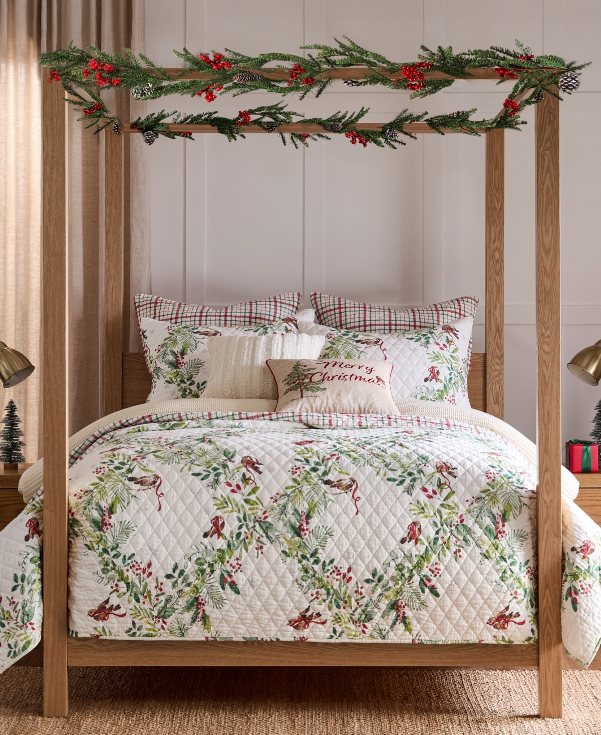 Click here for Levtex Home Tinsel Tidings Reversible Quilt  Full/... prices