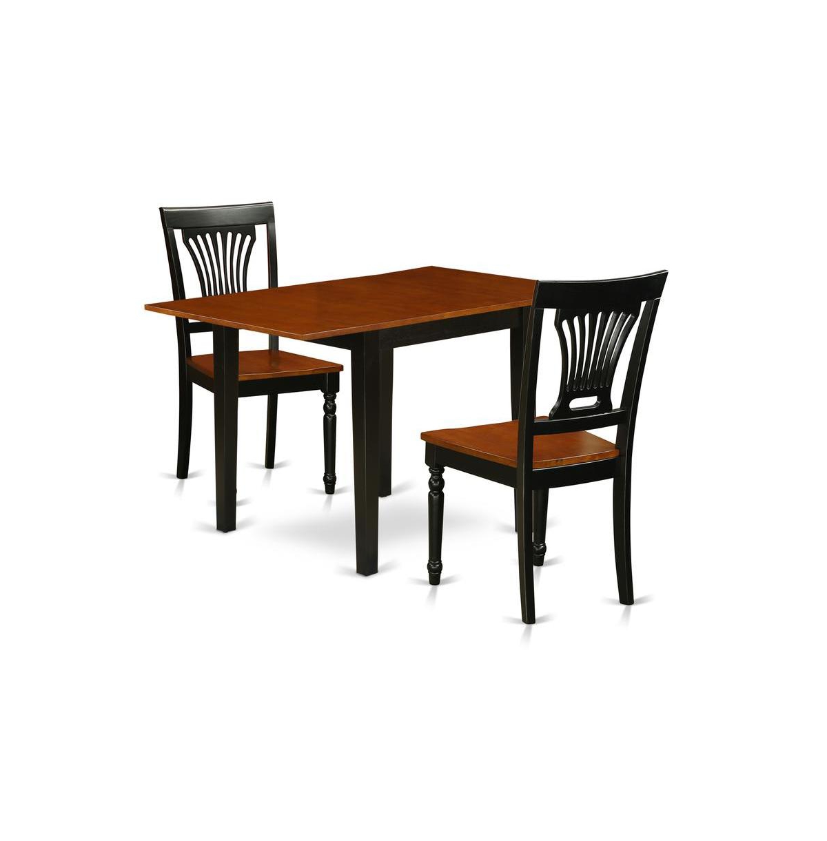 Click here for East West Furniture Dining Room Set Black & Cherry... prices