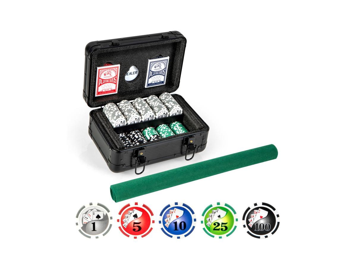 Click here for Texas Holdem Poker Chip Set with 300 Pieces - Blac... prices