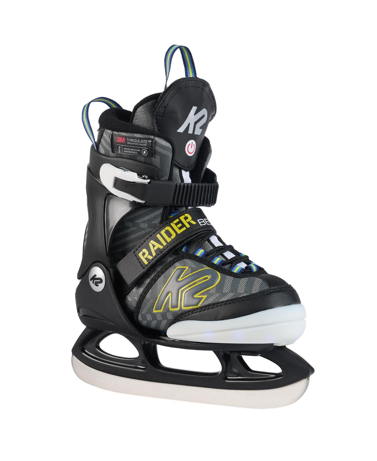 Click here for K2 Raider Beam Boys Adjustable Ice Skates - Gray/y... prices