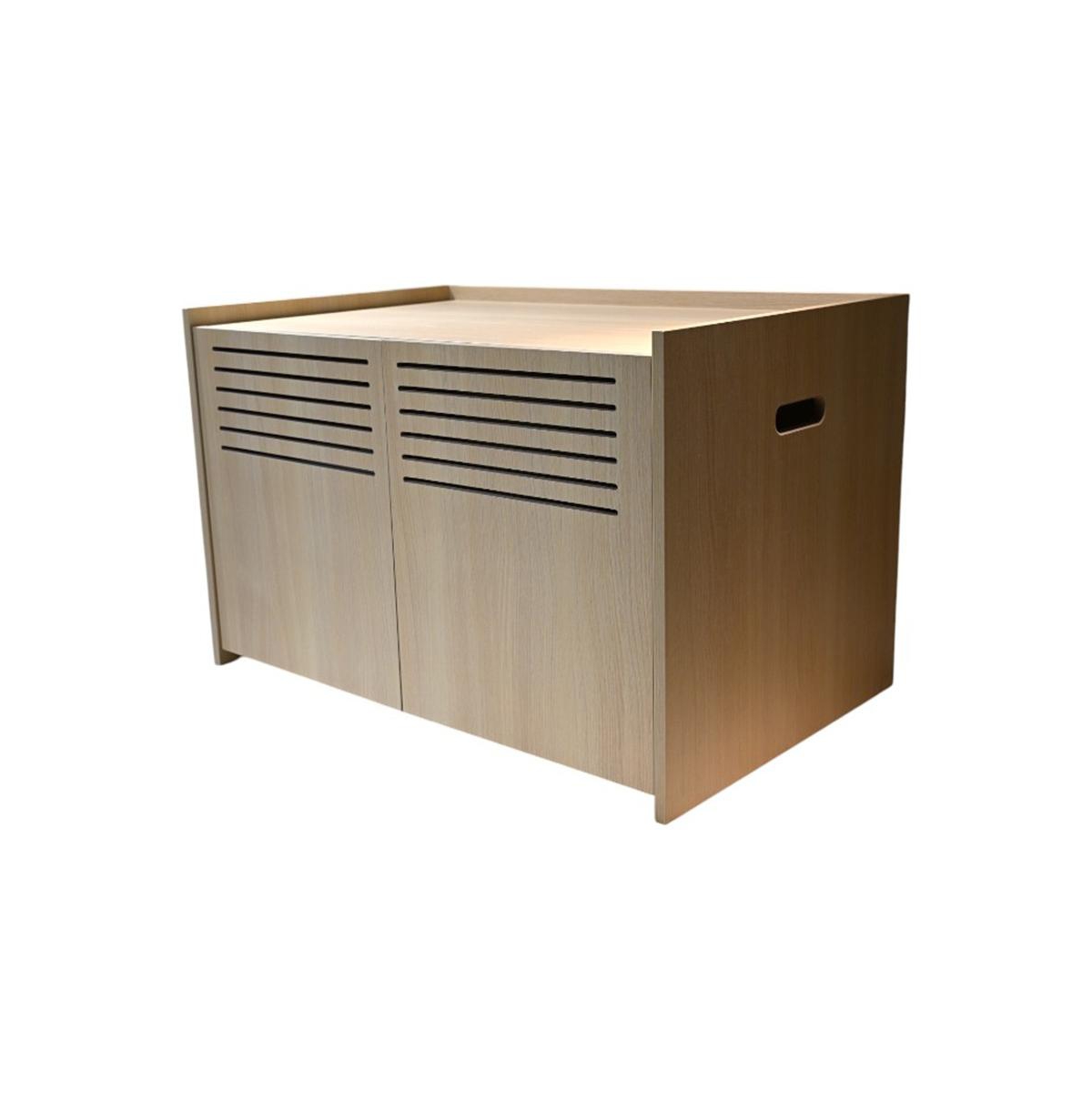Click here for Aostirmotor Beige Brown Wood Cat House Cat Litter... prices