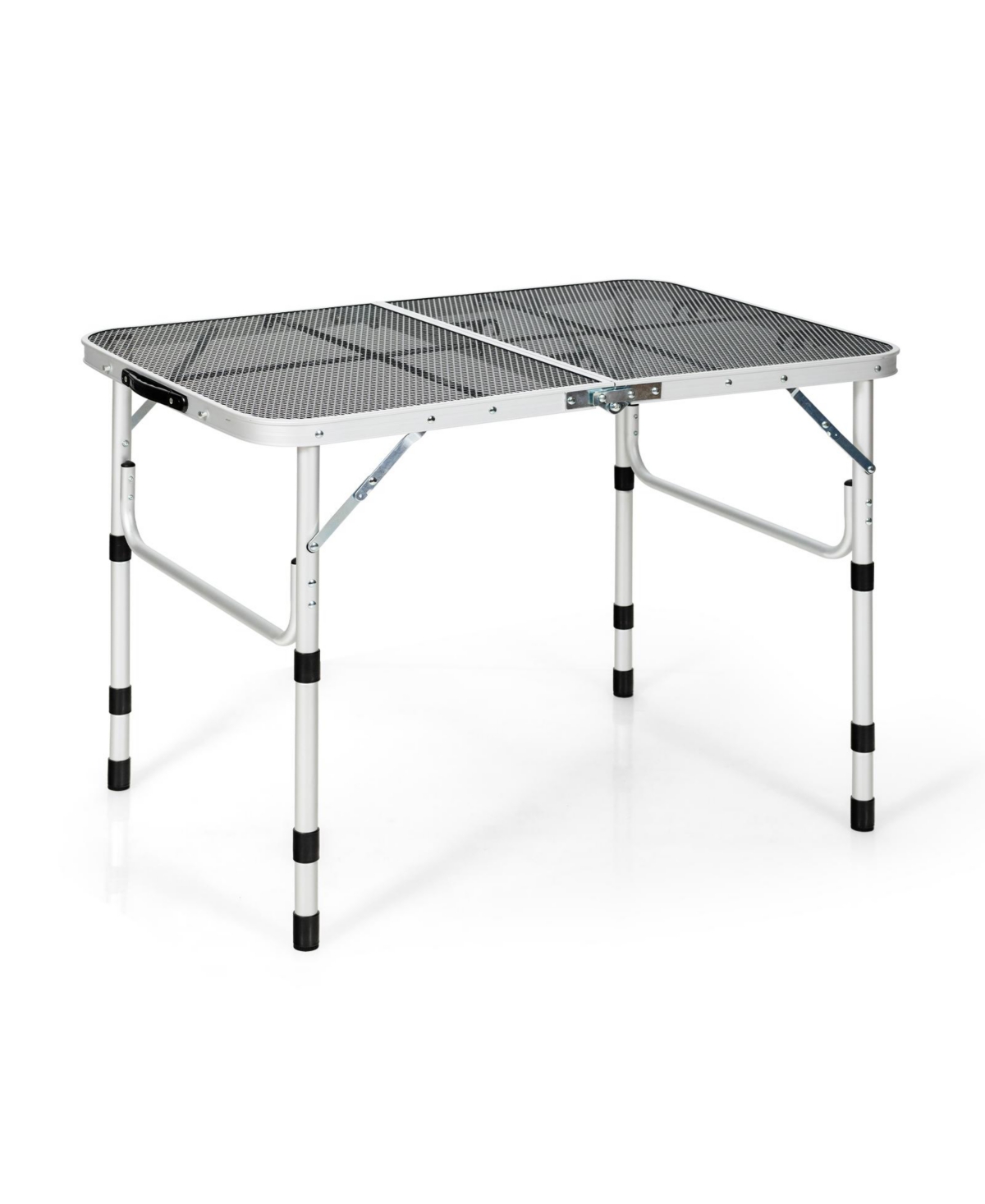 Click here for Aluminum Grill Table with Iron Mesh Top - Silver prices