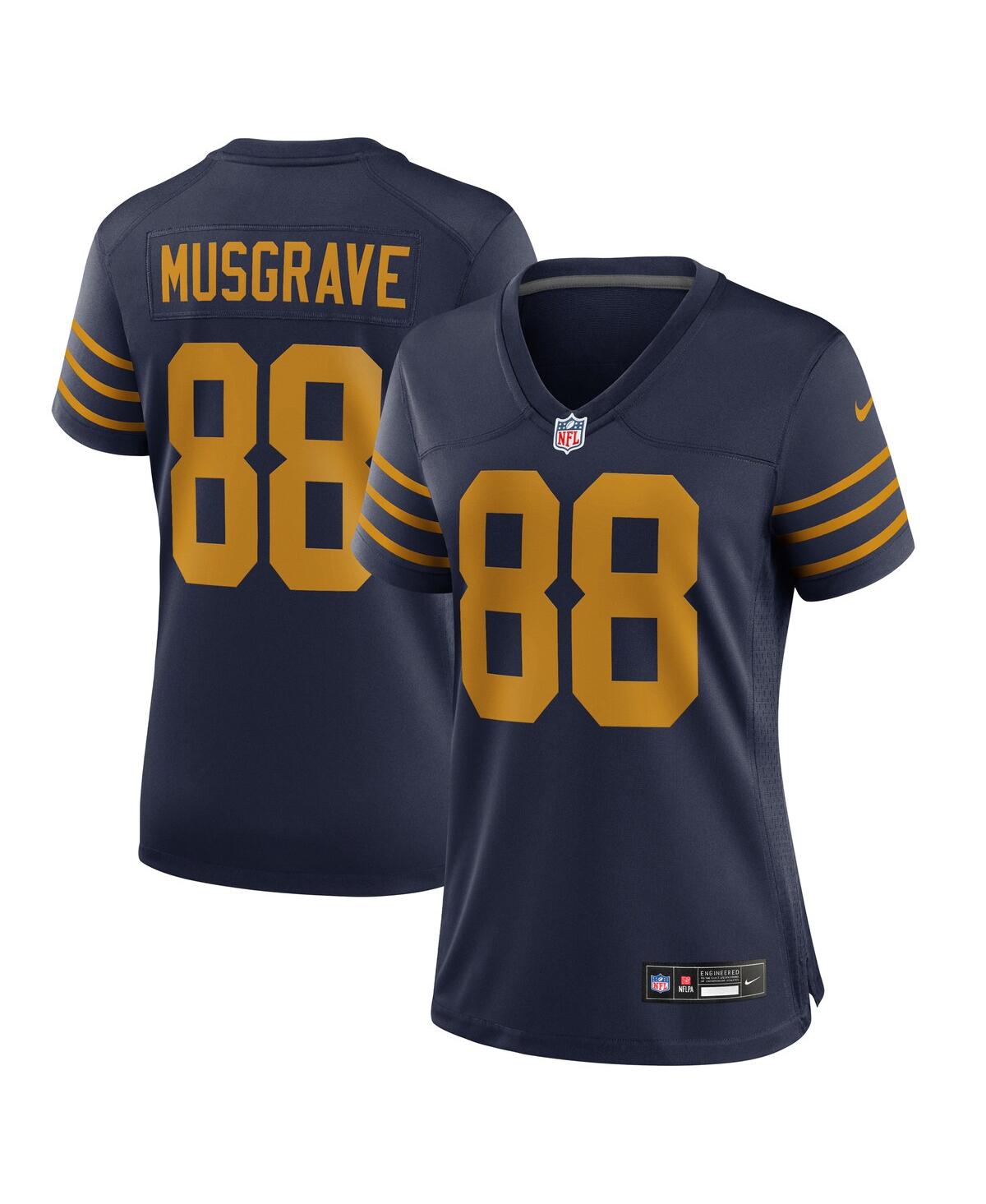 Click here for Nike Womens Luke Musgrave Navy Green Bay Packers T... prices