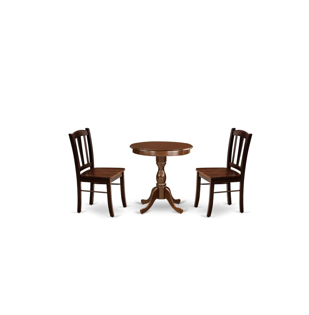 Click here for East West Furniture 3-Pc Dining Room Table Set - 2... prices