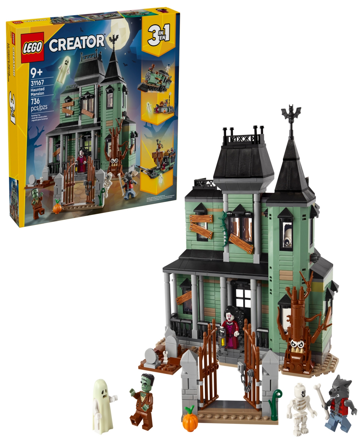 Click here for Lego Creator 3 in 1 Haunted Mansion Building Toy 3... prices