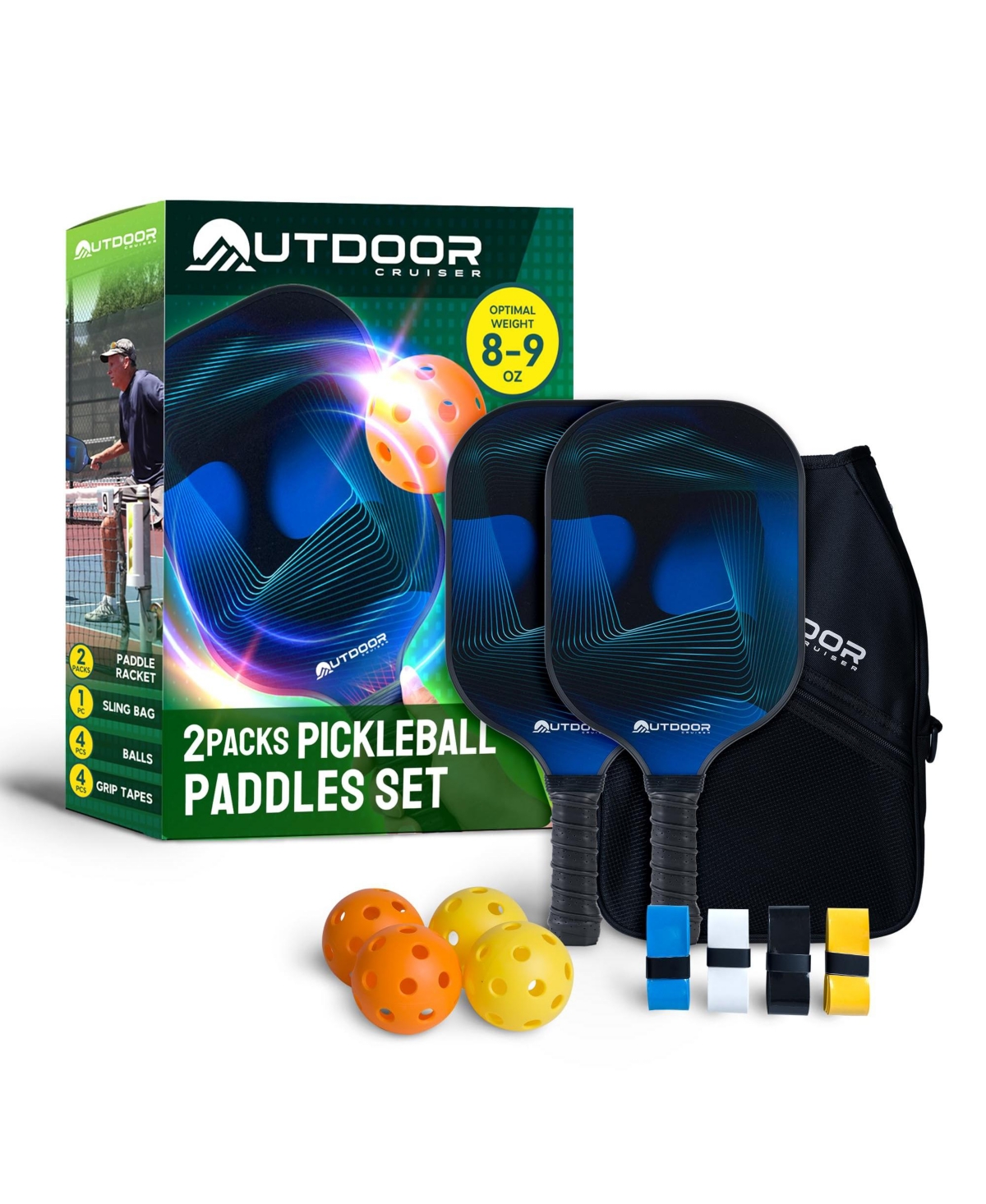 Click here for Outdoor Cruiser Pickleball Paddle Set – Usa... prices