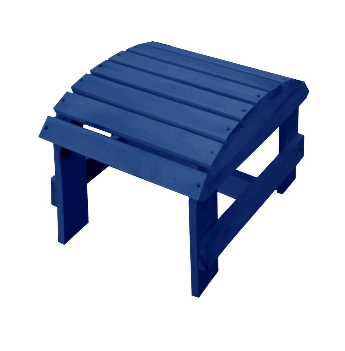 Click here for Jiallo Navy Blue Adirondack Pine Ottoman - Color:... prices