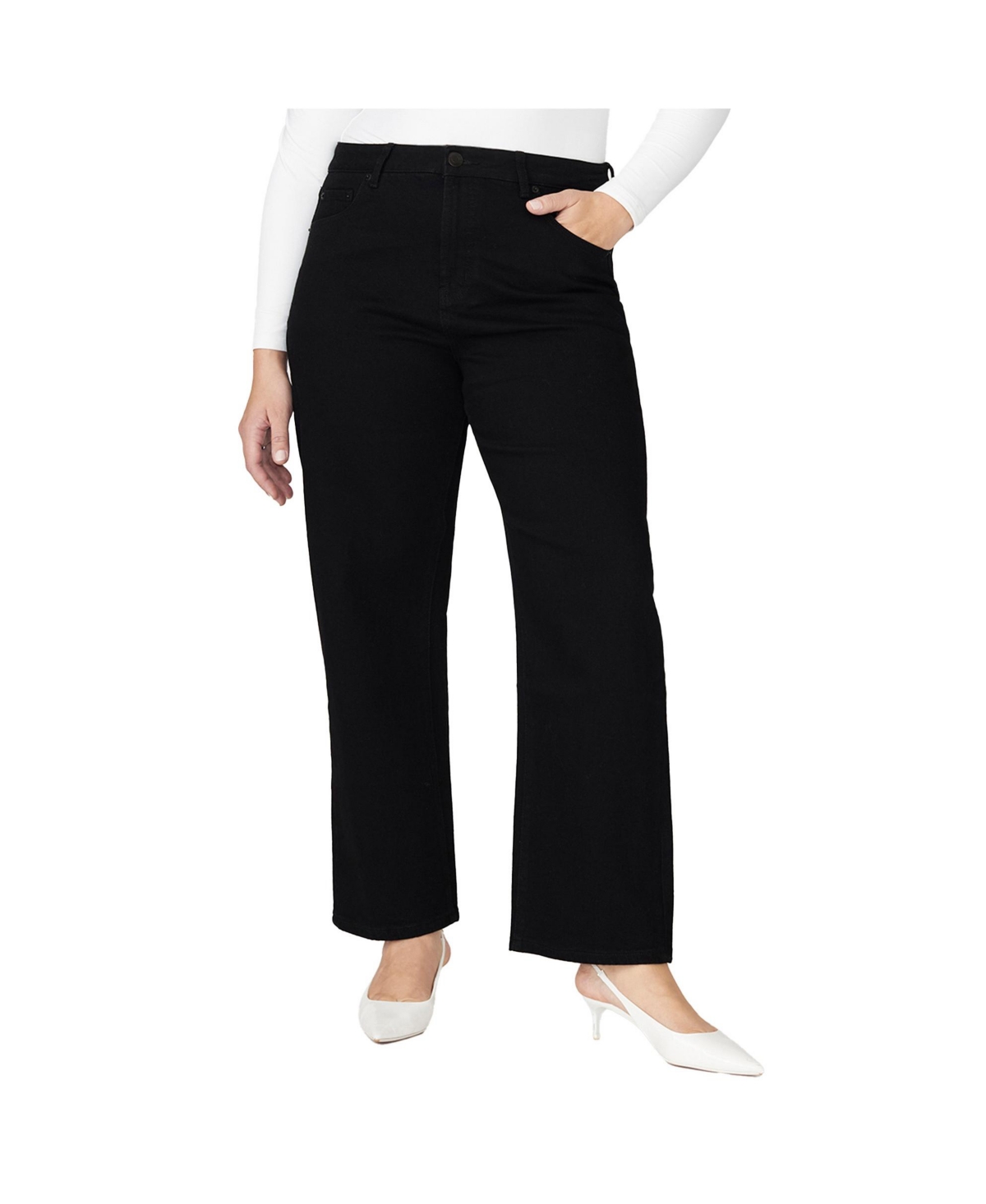 Click here for Eloquii Womens Plus Size The Naomi Comfort Stretch... prices