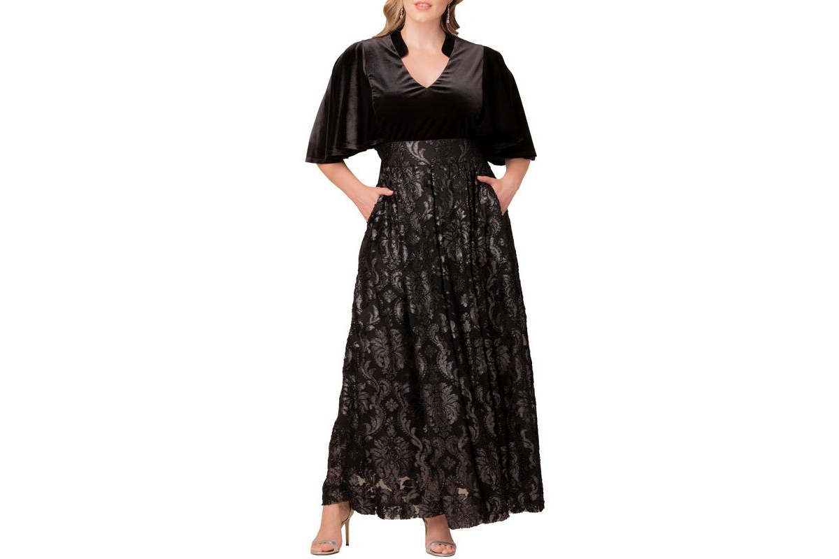 Click here for Kiyonna Womens Plus Size Radiant Opulence Evening... prices