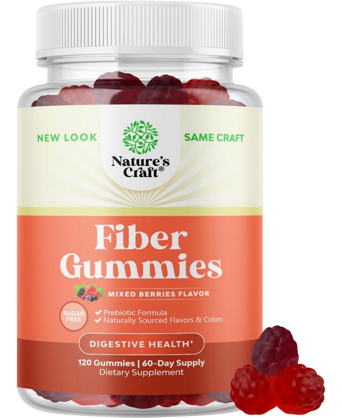 Click here for Natures Craft Sugar Free Fiber Gummies for Adults... prices