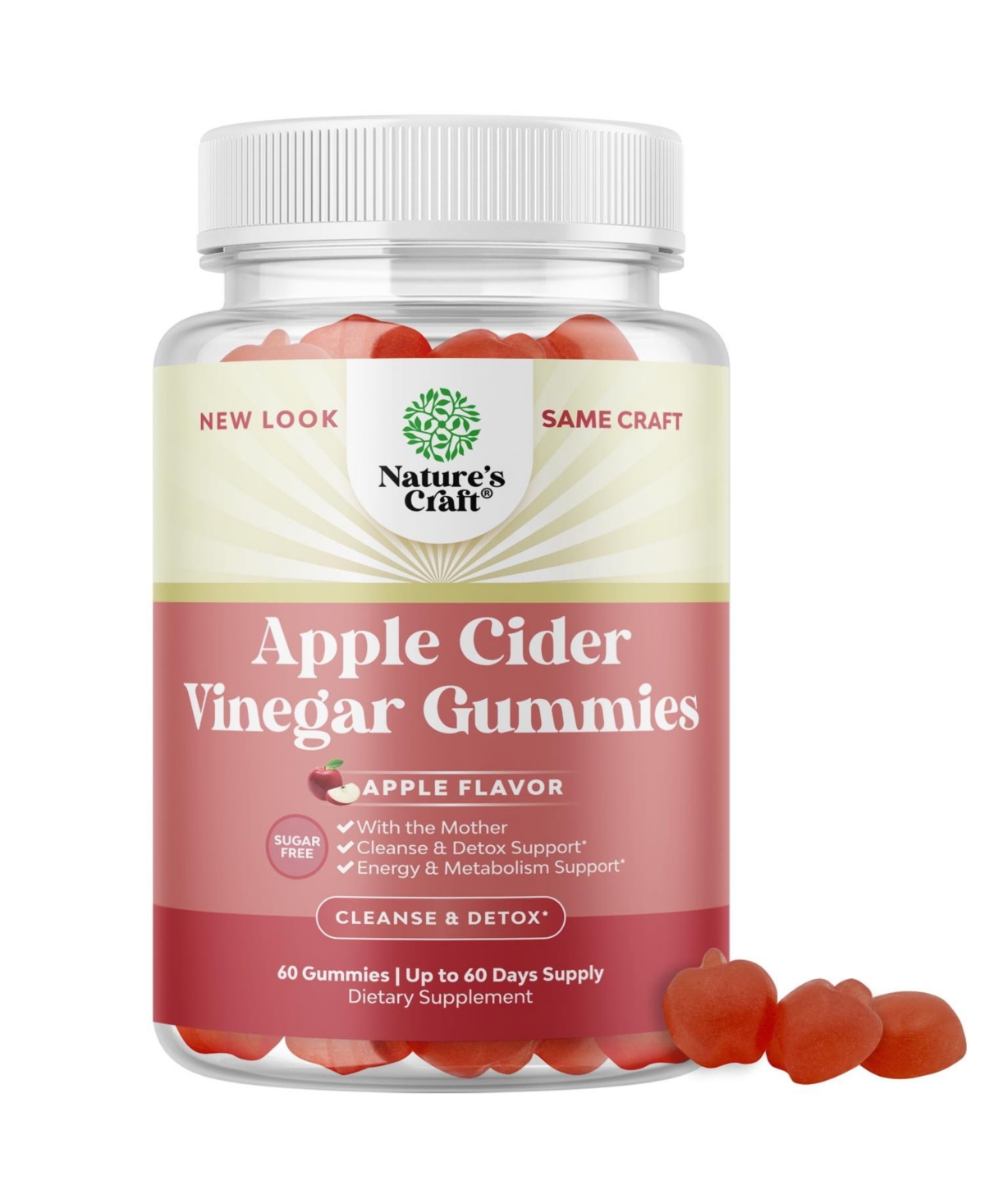 Click here for Natures Craft Apple Cider Vinegar Gummies for Deto... prices