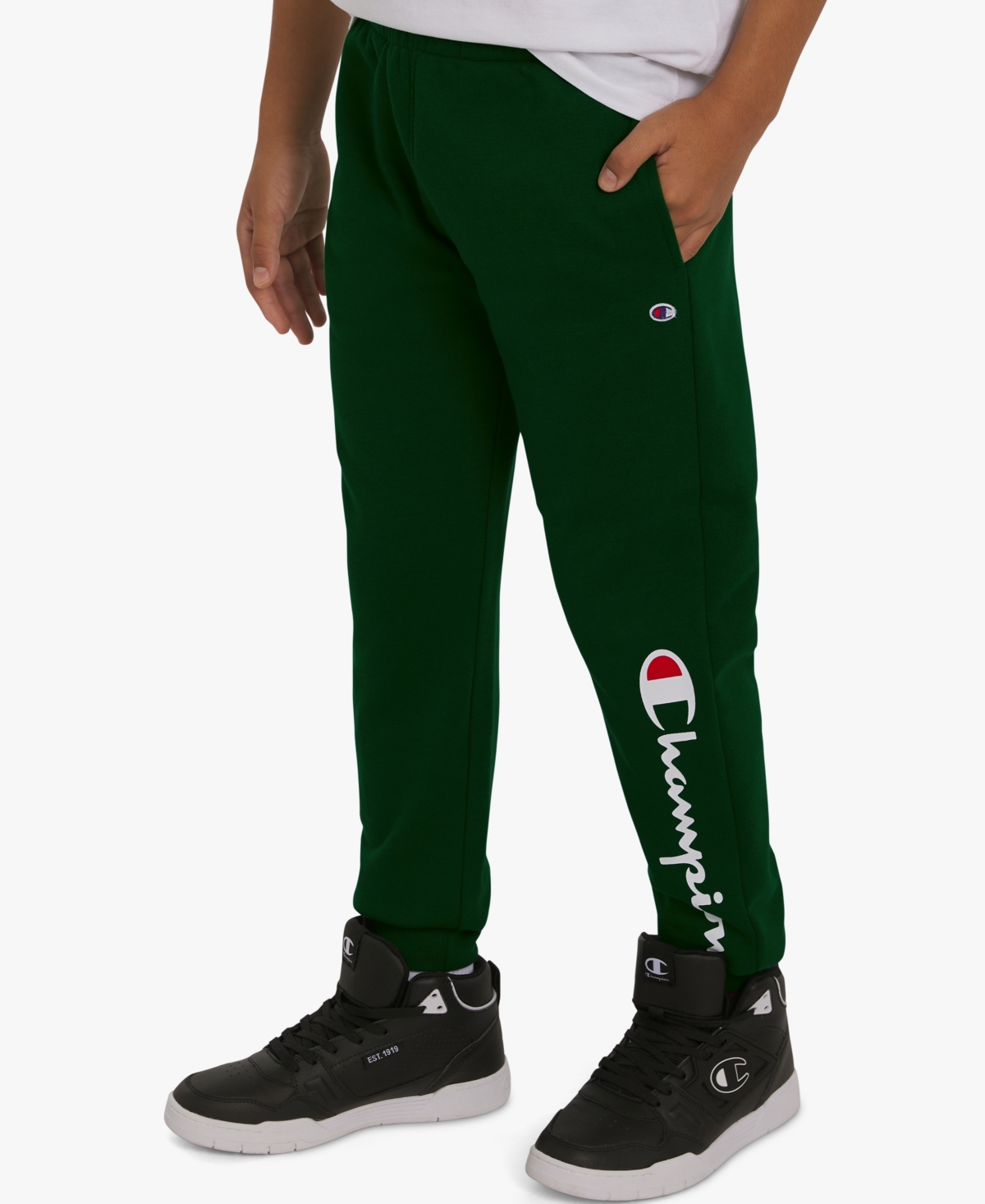 Click here for Champion Big Boys Signature Fleece Jogger Pants -... prices