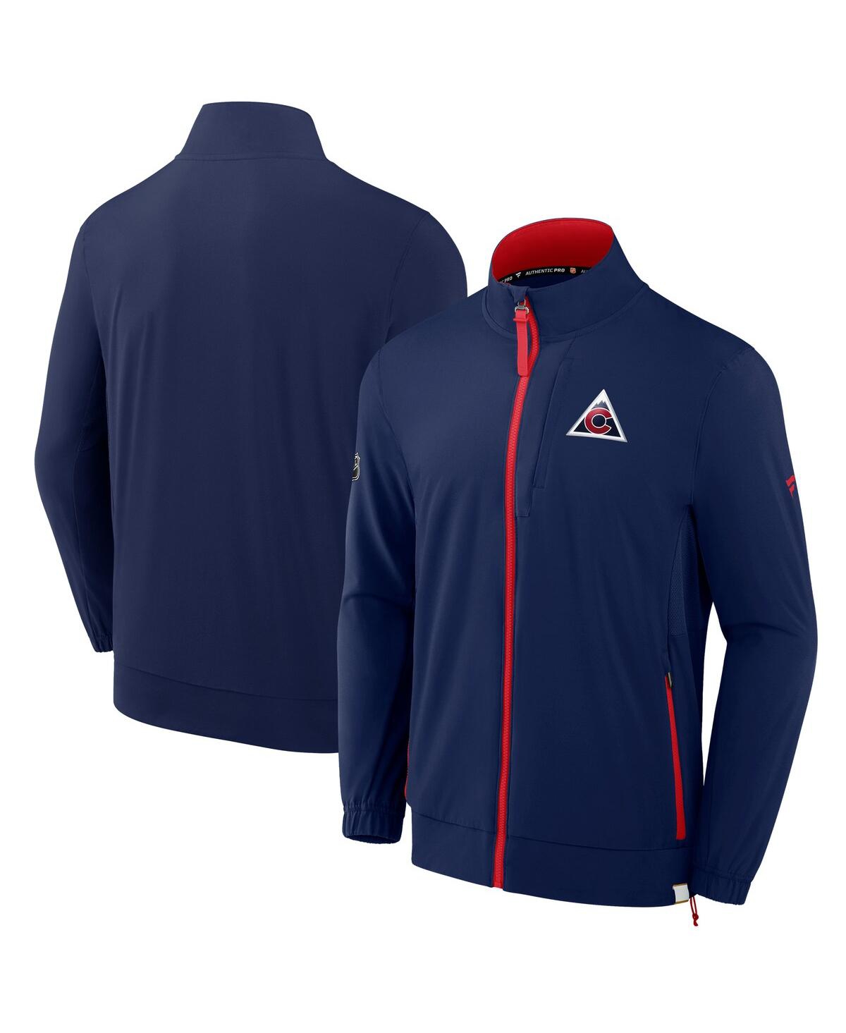 Click here for Fanatics Mens Navy Colorado Avalanche Woven Rink F... prices