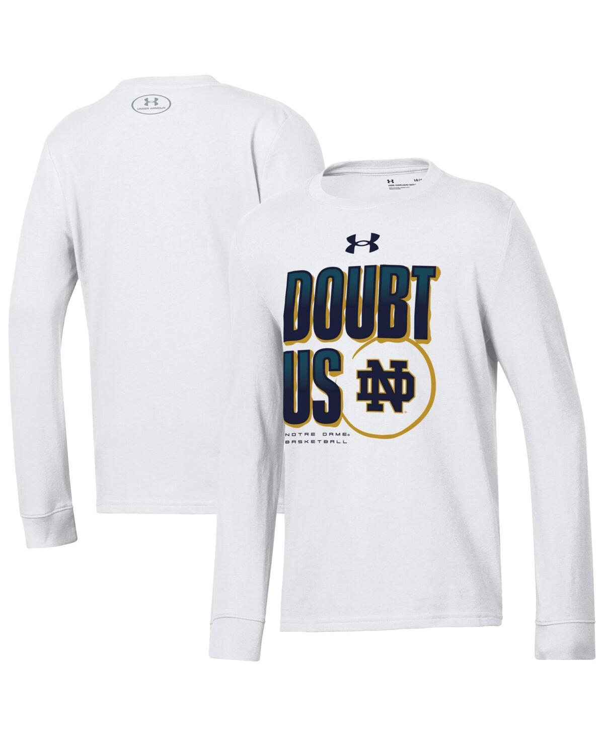 Click here for Under Armour Big Boys and Girls White Notre Dame F... prices