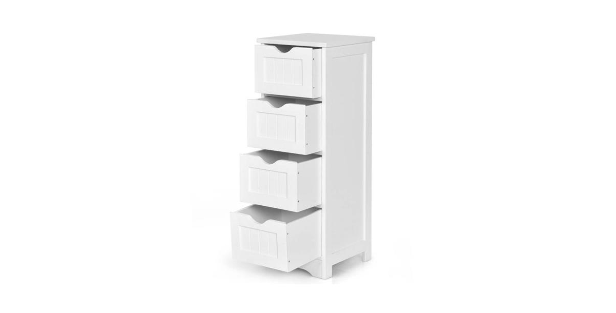 Click here for Modern Farmhouse Bathroom Floor Cabinet with 4 Dra... prices