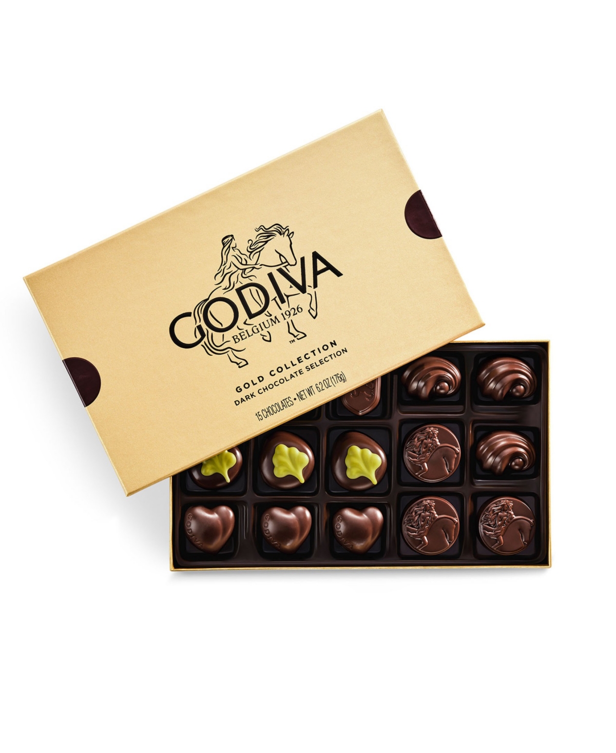 Click here for Godiva Assorted Dark Chocolate Gold Gift Box  15 P... prices