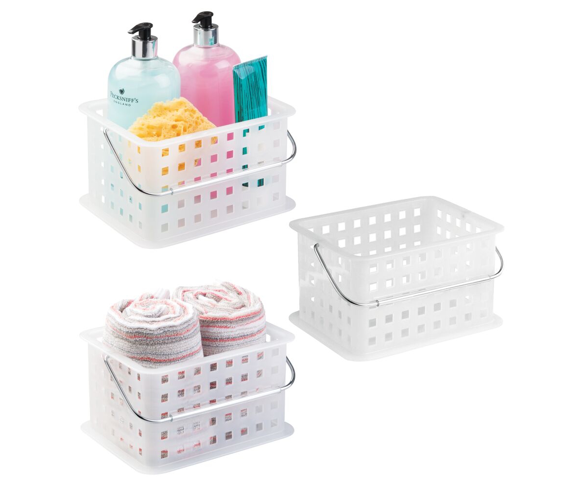 Click here for iDesign Small Stackable Shower Basket  Set of 3  C... prices
