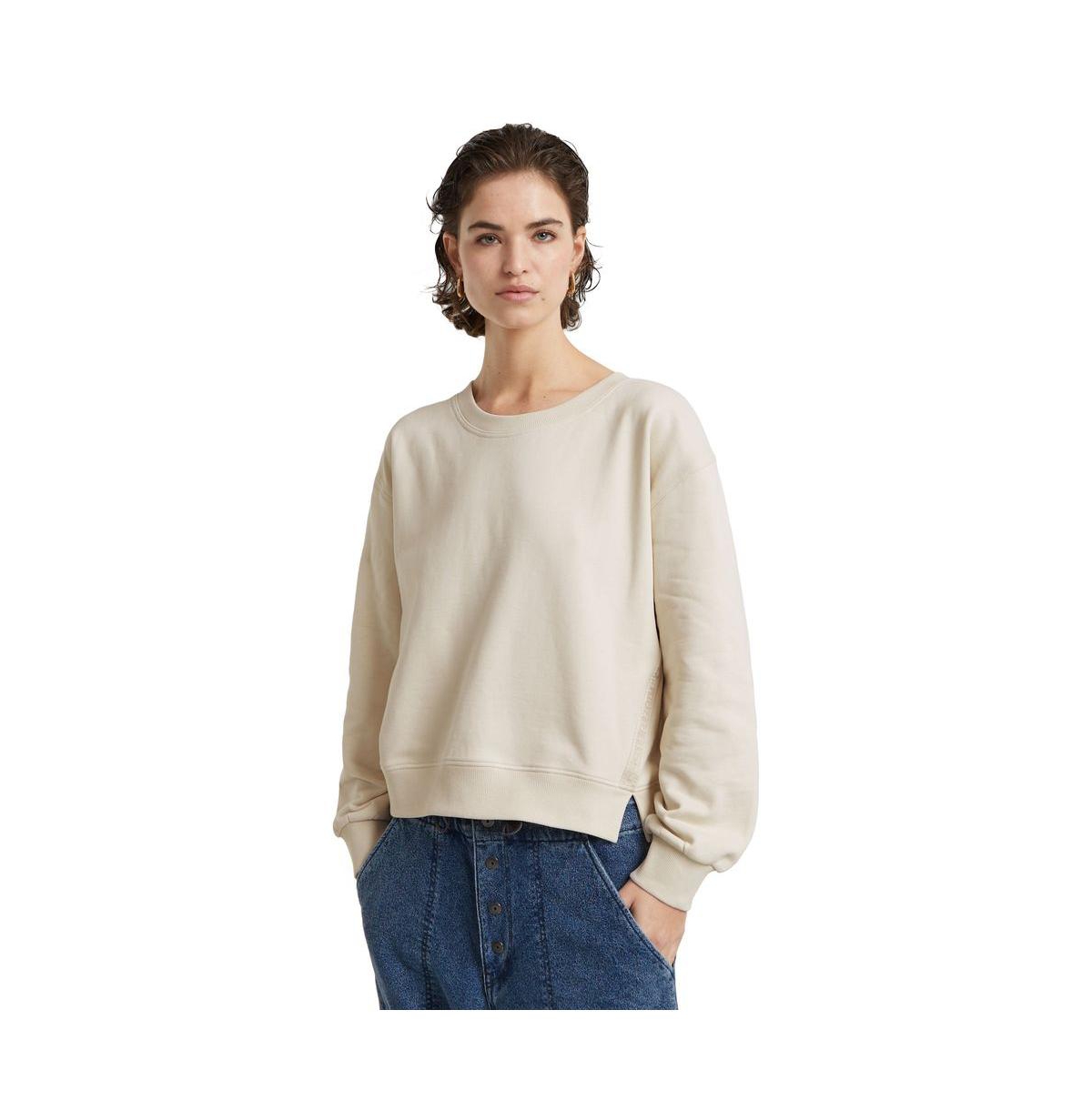 Click here for G-Star Womens Tape Loose Sweater - Chalk prices