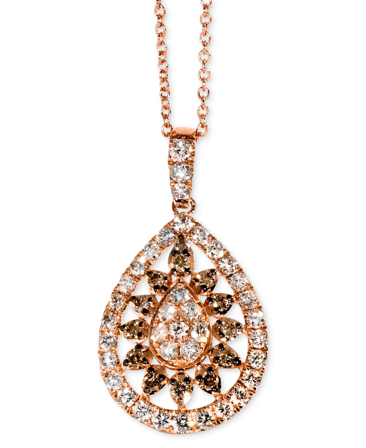 Click here for Le Vian Chocolate Diamond & Nude Diamond Teardrop... prices
