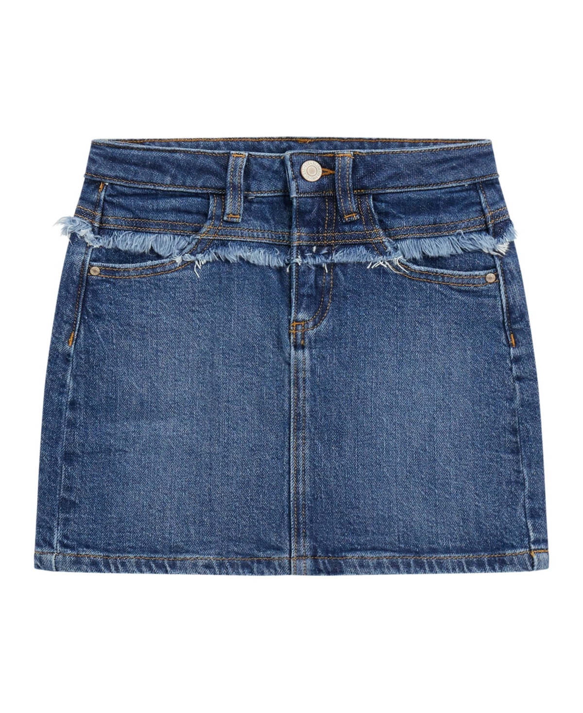 Click here for Guess Big Girls 5-Pocket Denim Mini Skirt - Indigo... prices