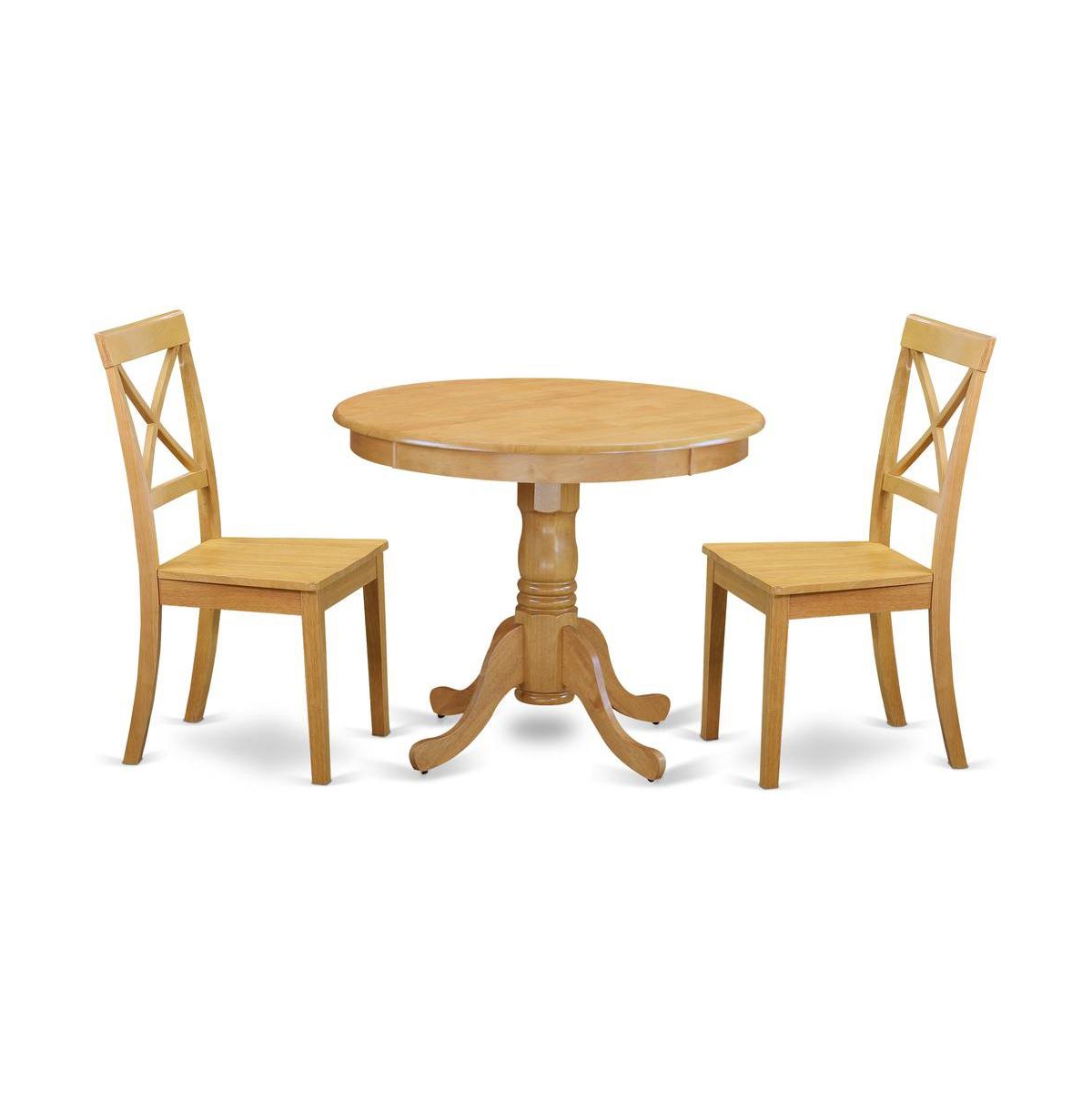 Click here for East West Furniture Dining Room Set Oak - Oak prices
