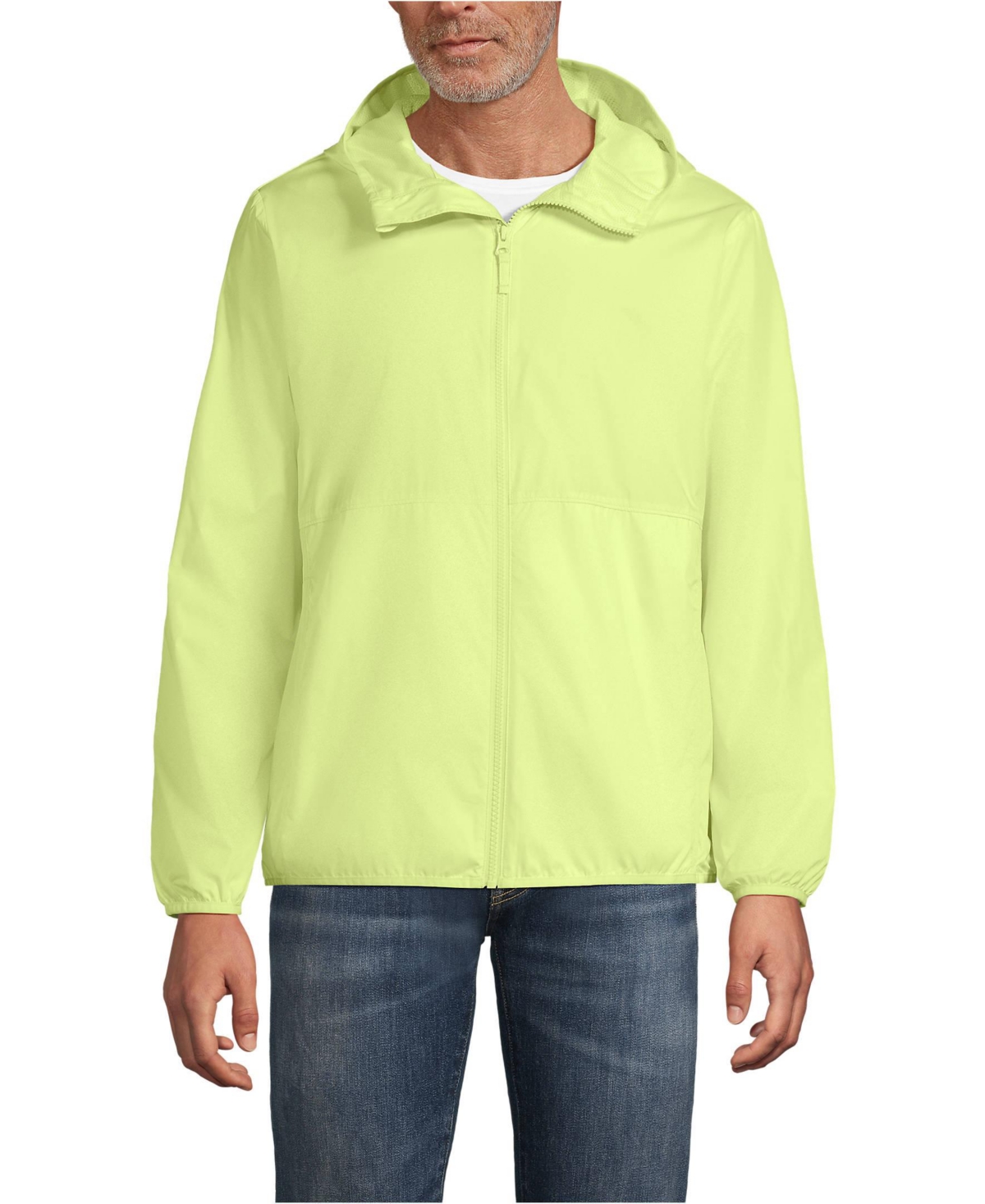 Click here for Lands End Mens Upf 50 Windbreaker Jacket - Soft li... prices