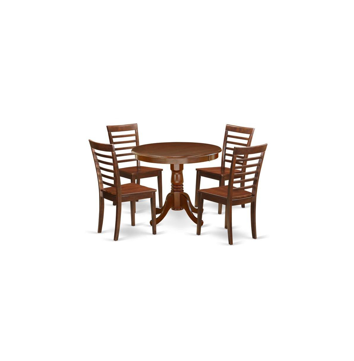 Click here for East West Furniture Dining Room Set Mahogany - Mah... prices