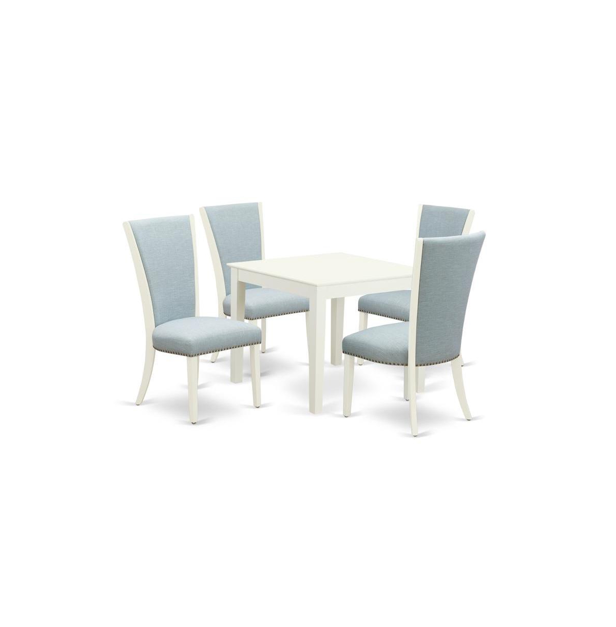 Click here for East West Furniture dining table set of 4 fantasti... prices